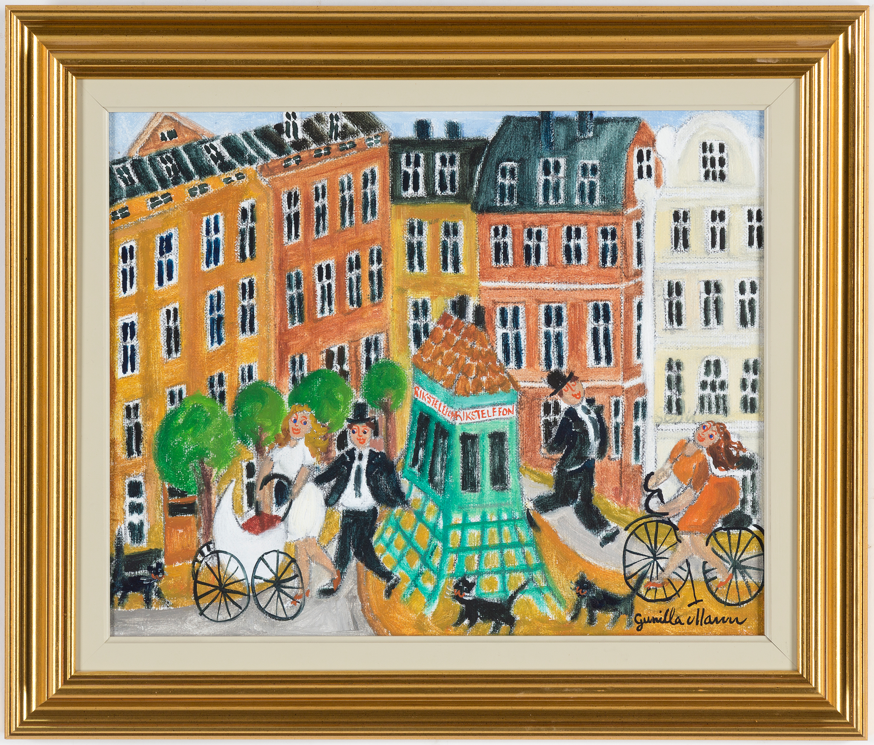 GUNILLA MANN, Oil on canvas, signed. - Bukowskis