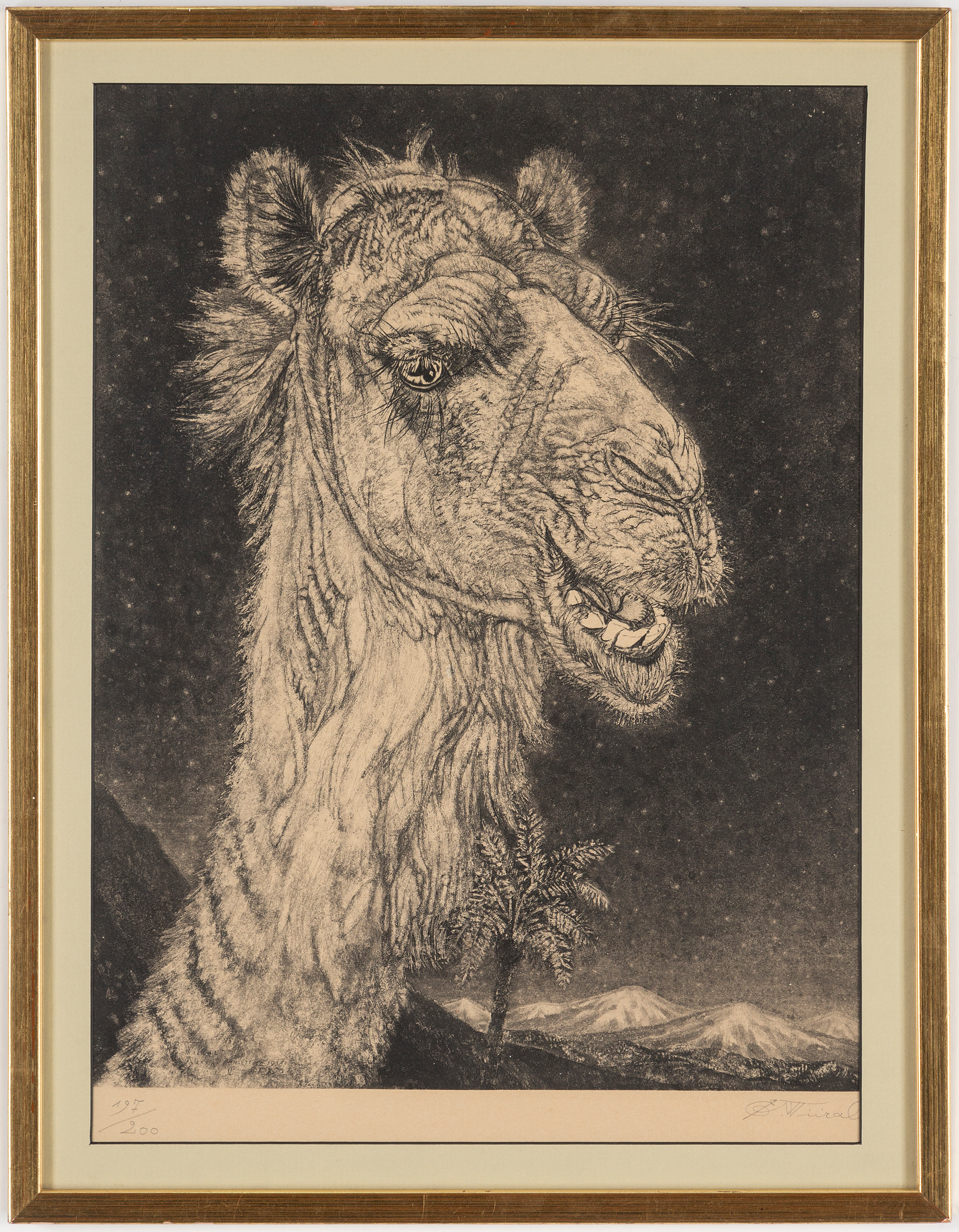 EDUARD WIIRALT, litograph, signed and numbere 197/200. - Bukowskis