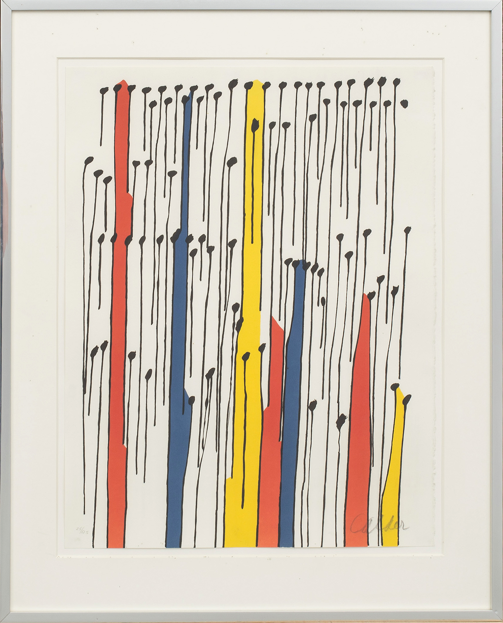 ALEXANDER CALDER, lithograph in colours signed and numbered 25/125 ...