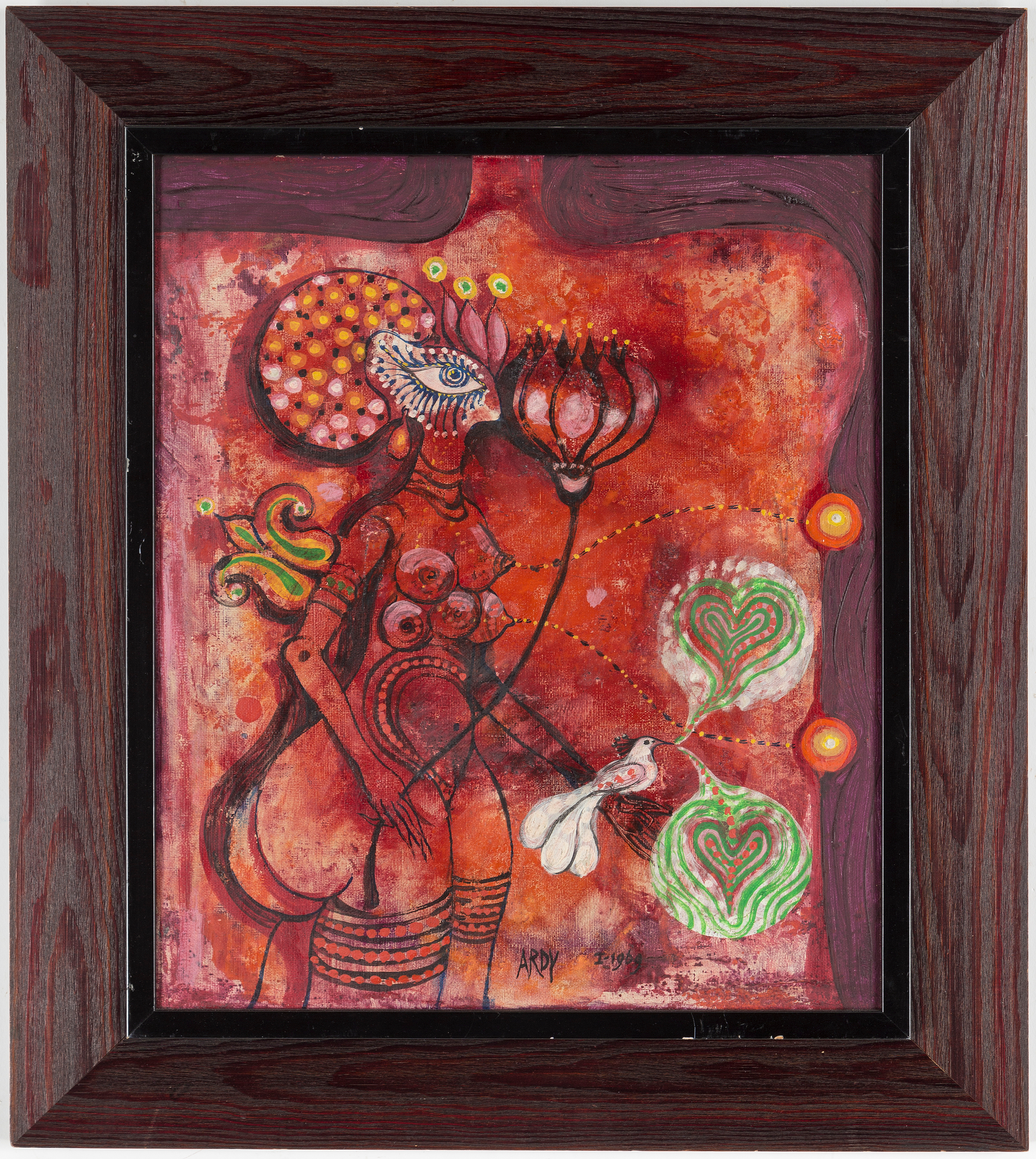 ARDY STRÜWER, olja på duk, signerad Ardyoch daterad I-1969. - Bukowskis