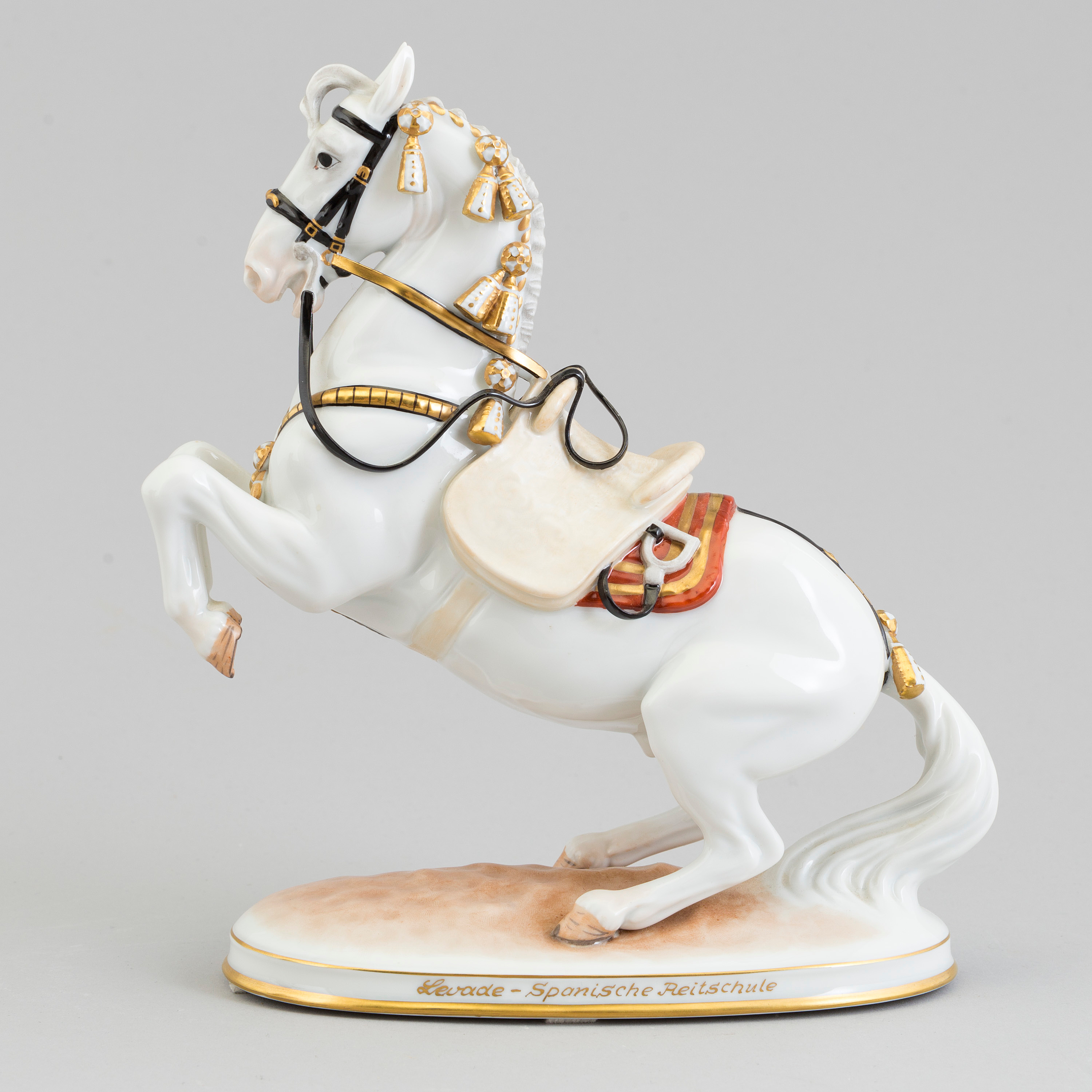 An Austrian Vienna porcelain figure of a horse, second half of 20th ...