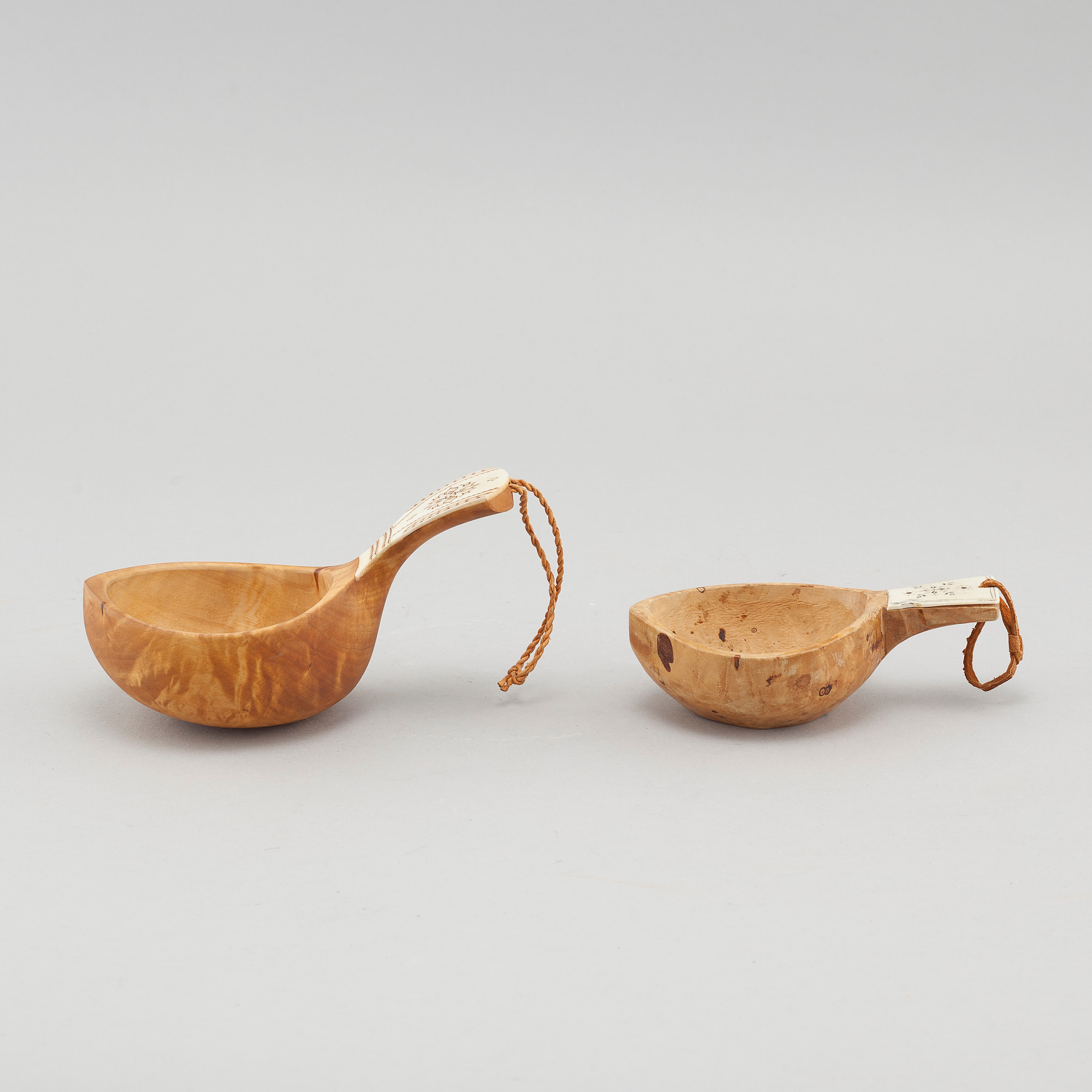 Two Guksi, partly made by Anders Sunna, 20th century. - Bukowskis