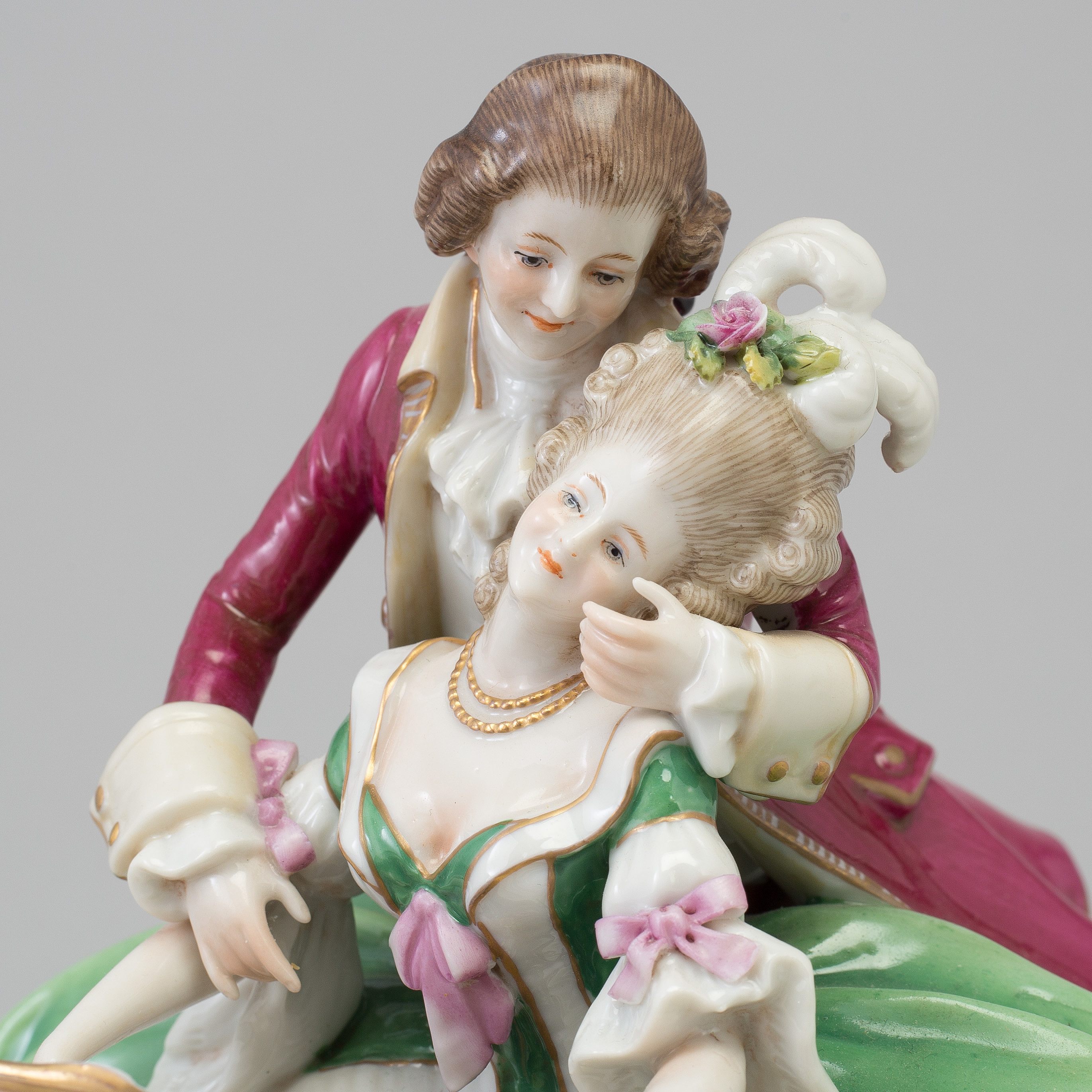A Scheibe-Alsbach porcelain figure group, Germany, 1940s. - Bukowskis