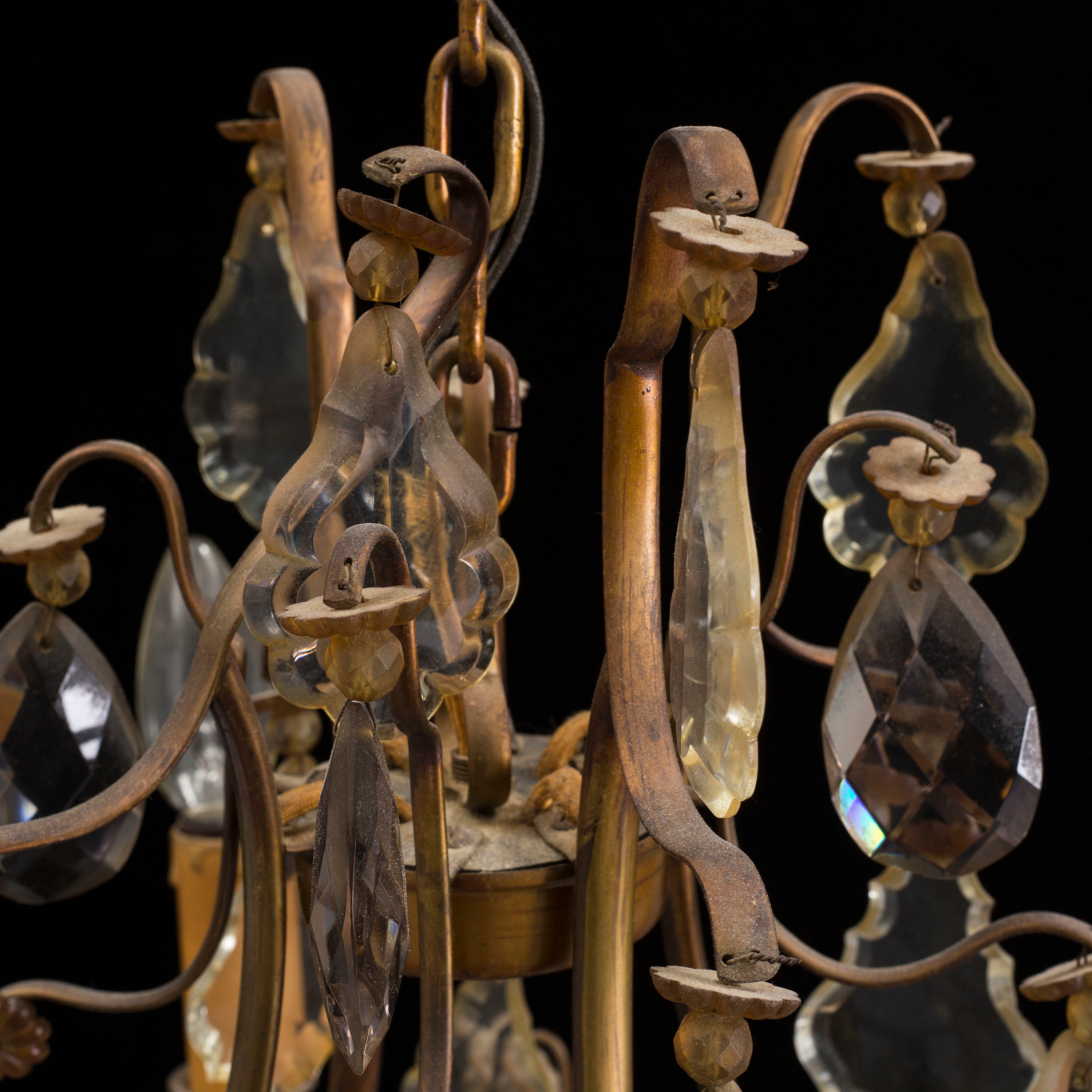 A mid 20th century rococo style ceiling light. - Bukowskis