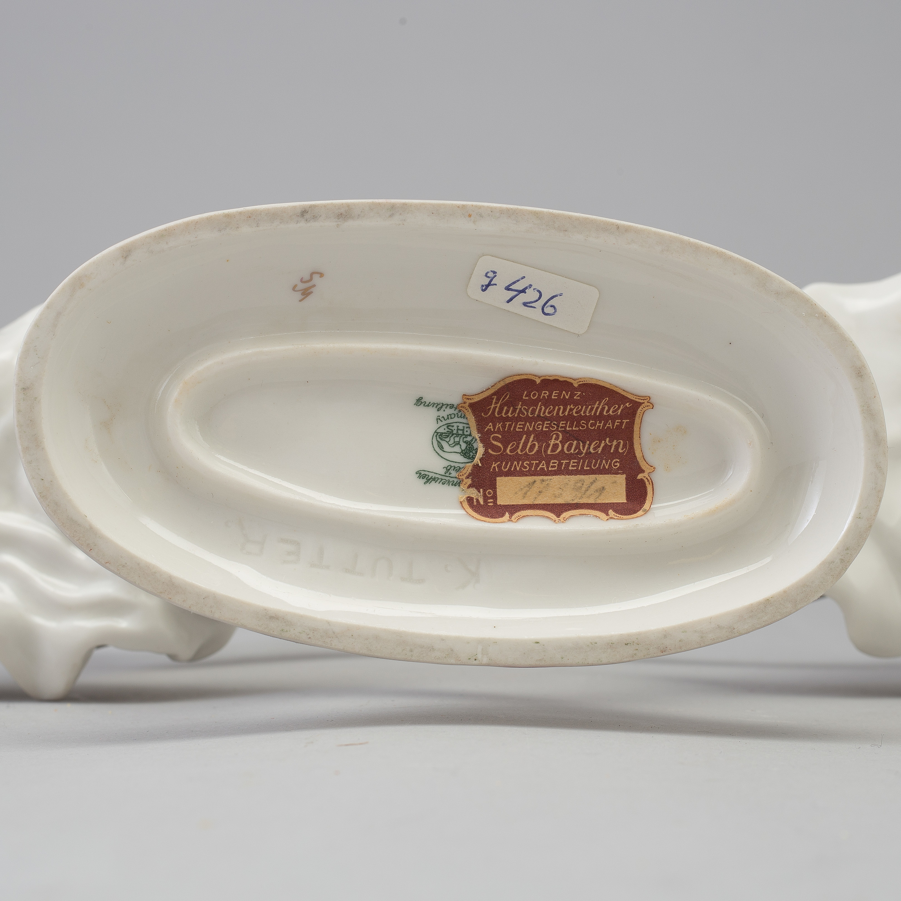 KARL TUTTER, figurin, dansande kvinnor, Hutchenreuter, Tyskland 1950/60 ...