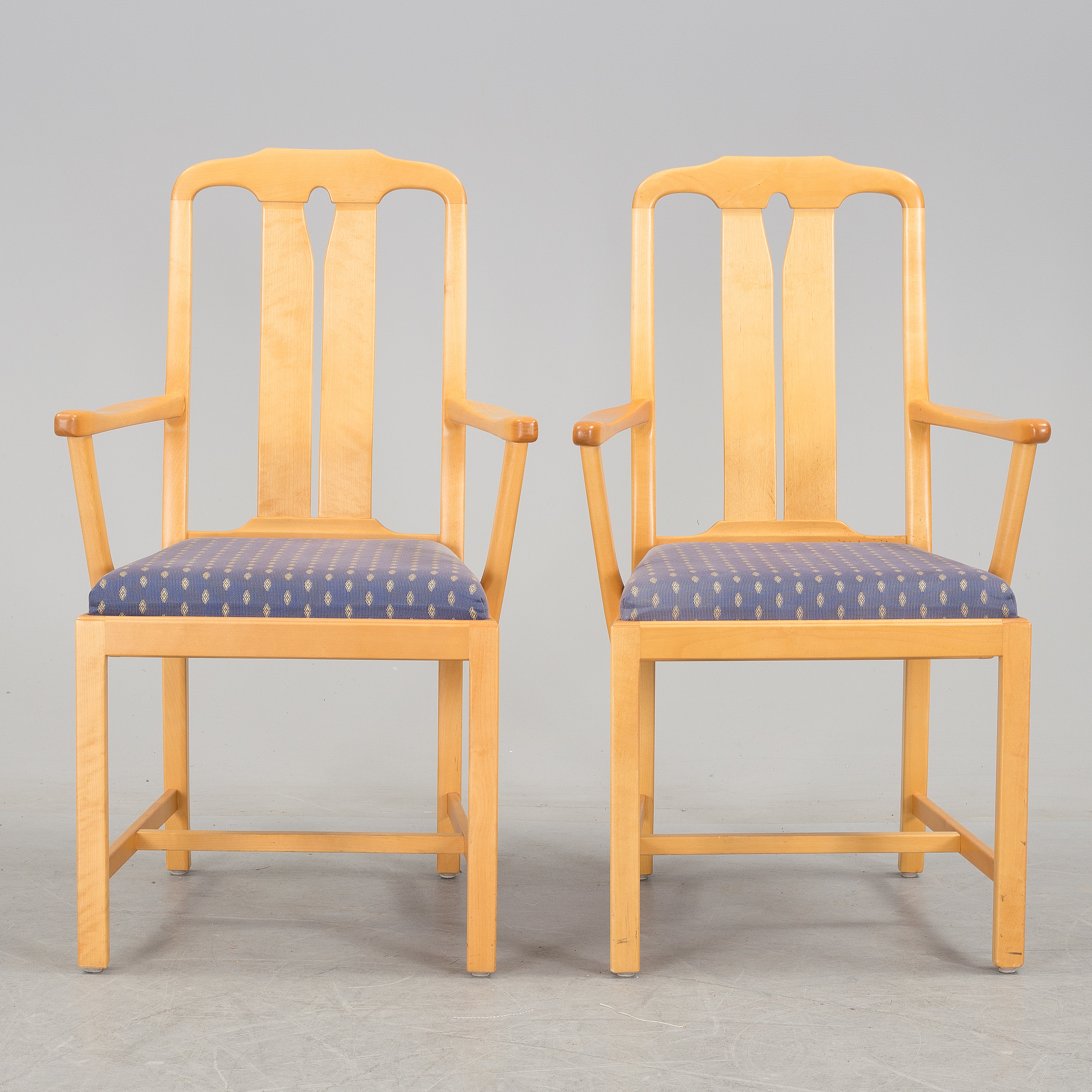 CARL MALMSTEN, karmstolar, ett par, "Ambasadör", Åfors Möbelfabrik ...