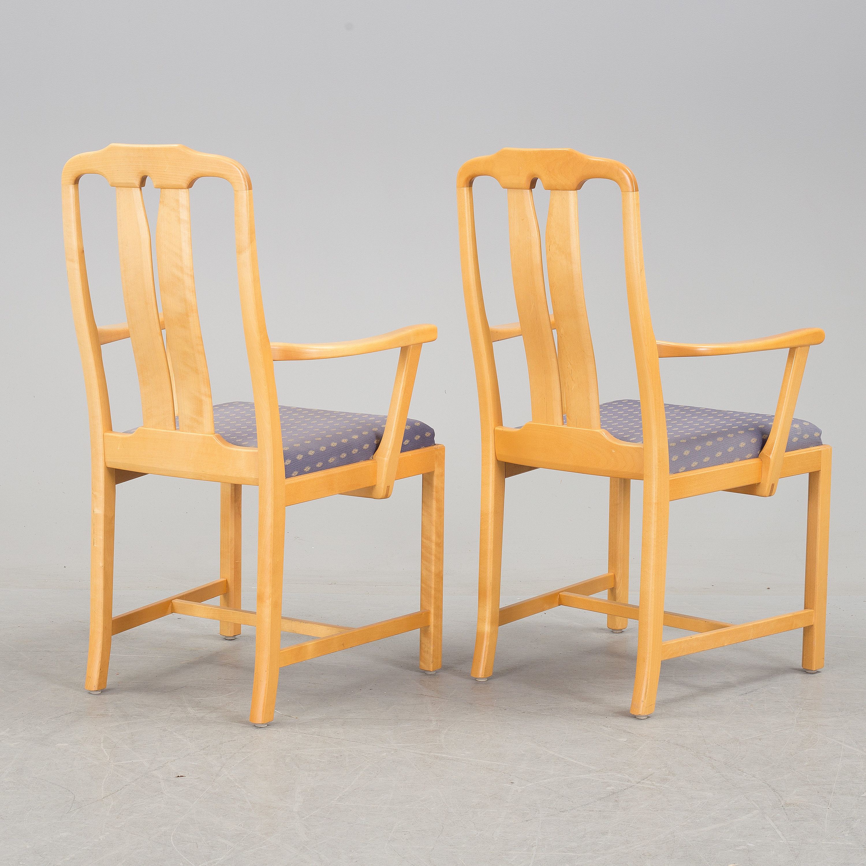 CARL MALMSTEN, karmstolar, ett par, "Ambasadör", Åfors Möbelfabrik ...