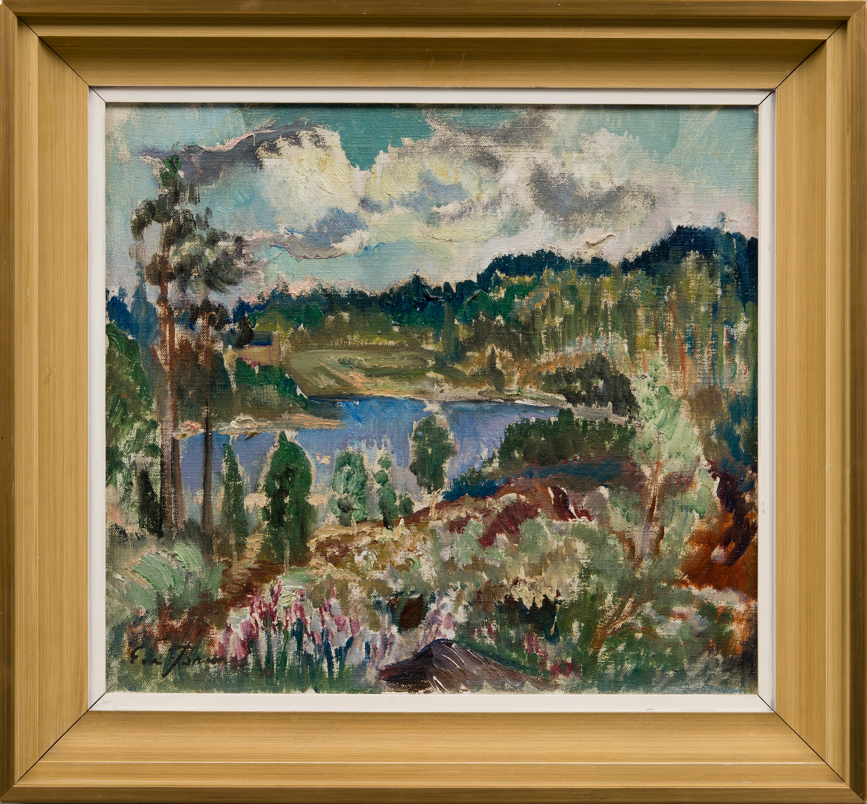 EVA BREMER-MYNTTI, oil on canvas, signed. - Bukowskis