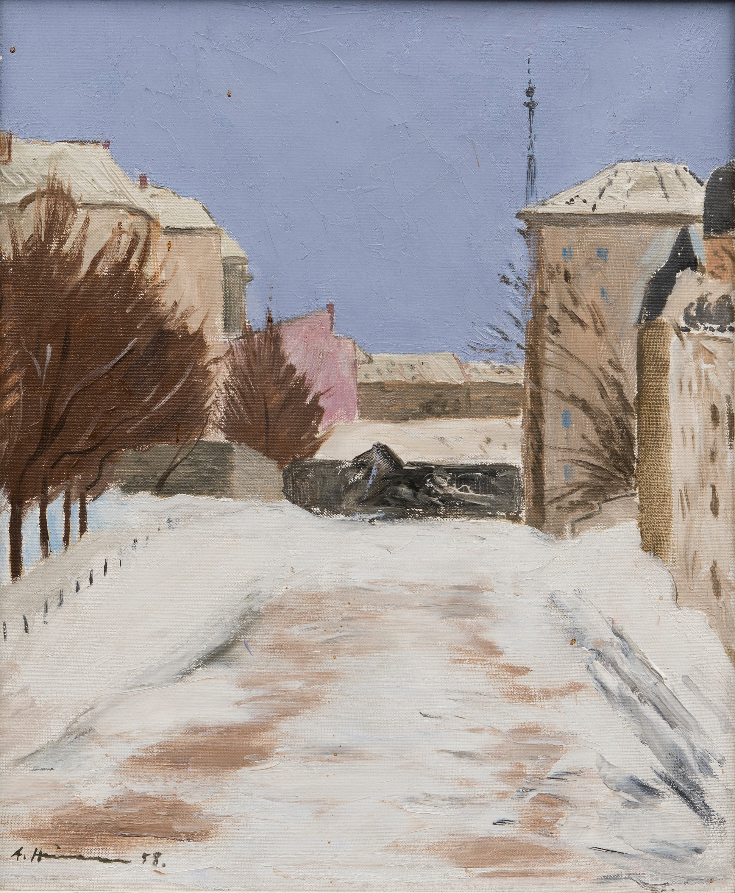 AARRE HEINONEN, oil on canvas, signed. - Bukowskis