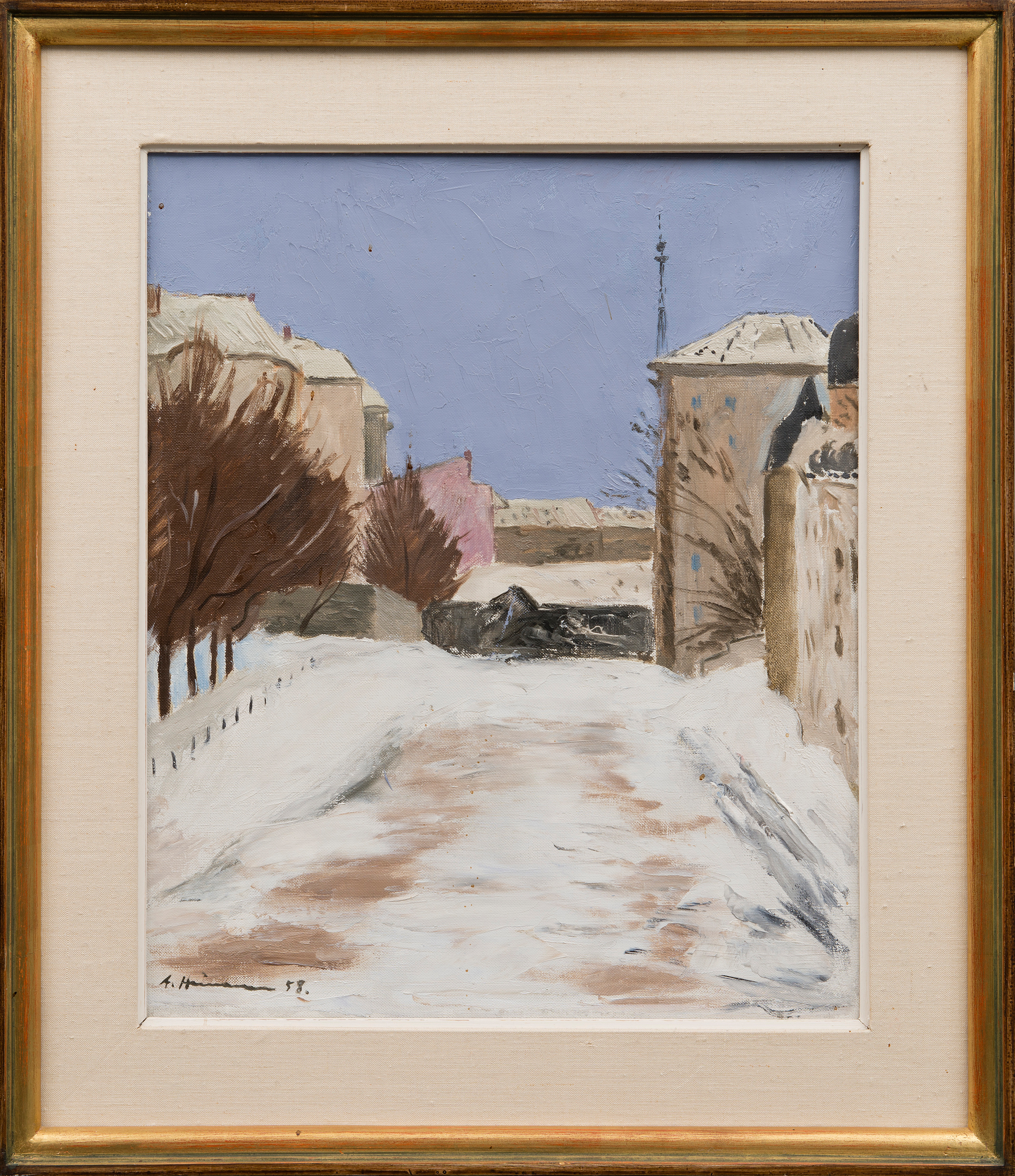 AARRE HEINONEN, oil on canvas, signed. - Bukowskis