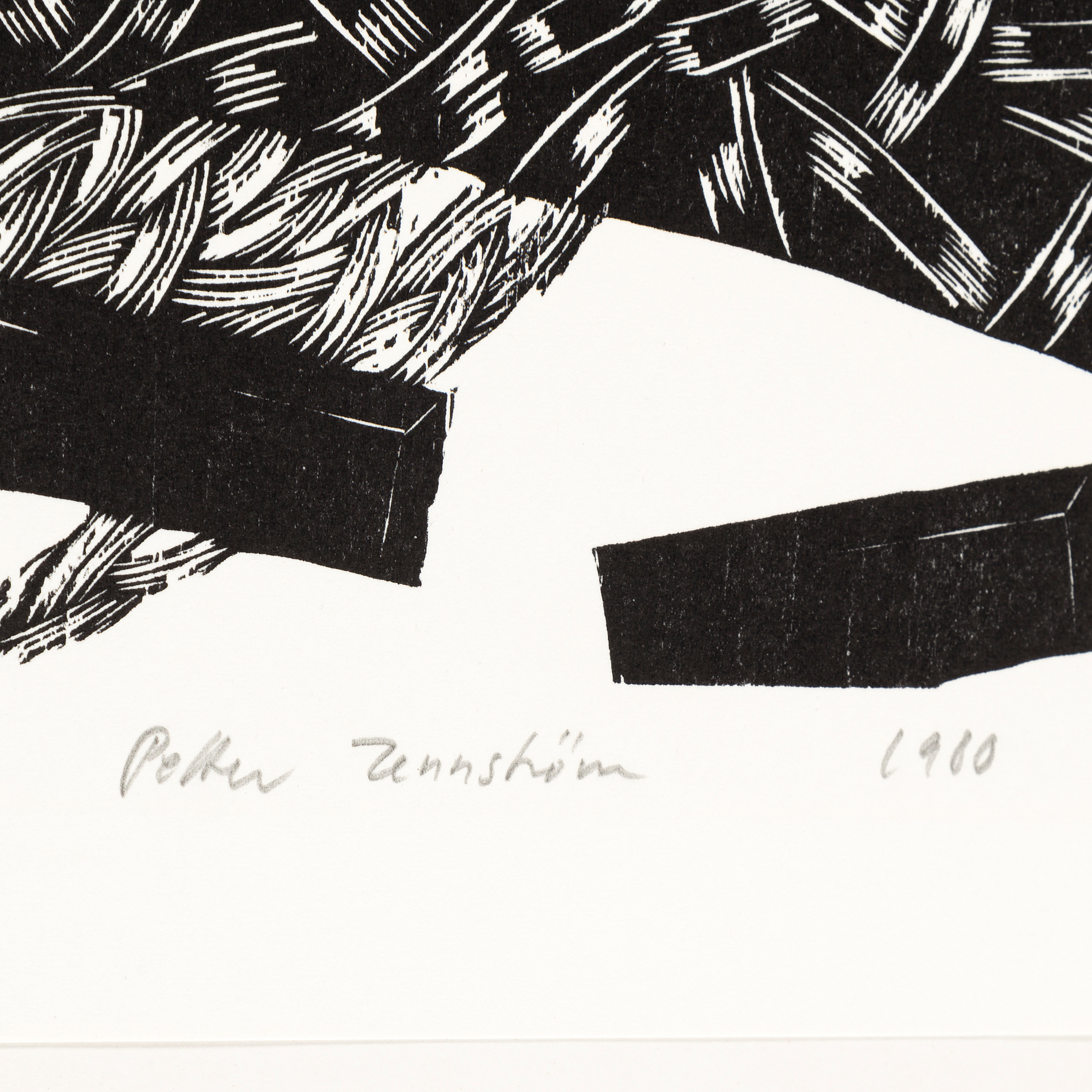 PETTER ZENNSTRÖM, 3 pcs, woodcuts, signed and dated. - Bukowskis