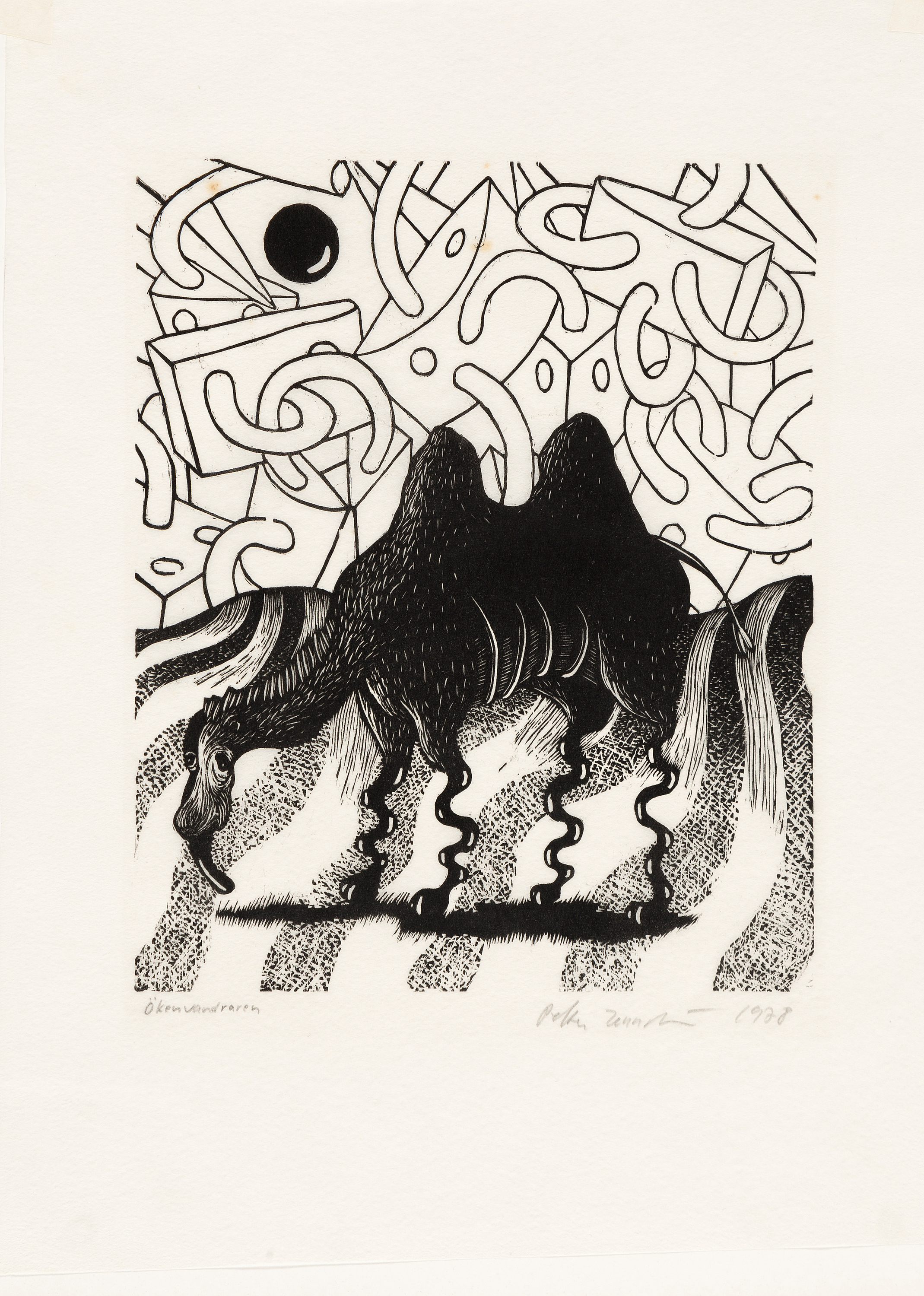 PETTER ZENNSTRÖM, 3 pcs, woodcuts, signed and dated. - Bukowskis