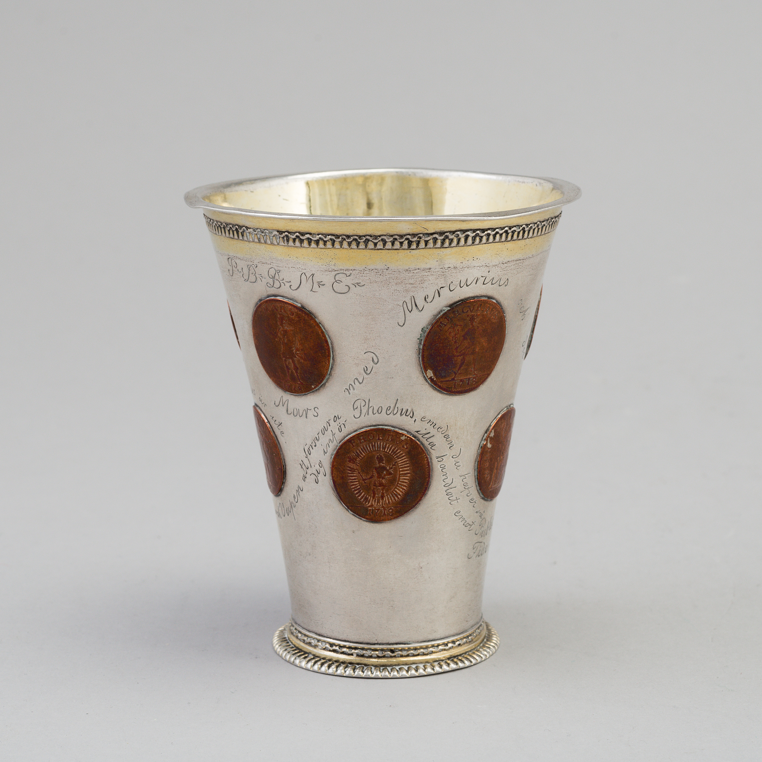 BÄGARE, silver, Carl Magnus Ekman, Eksjö 1729-1738). - Bukowskis