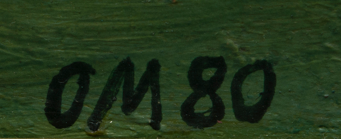 OLAV MARAN, olja på kartong, signerad OM och daterad 80. - Bukowskis