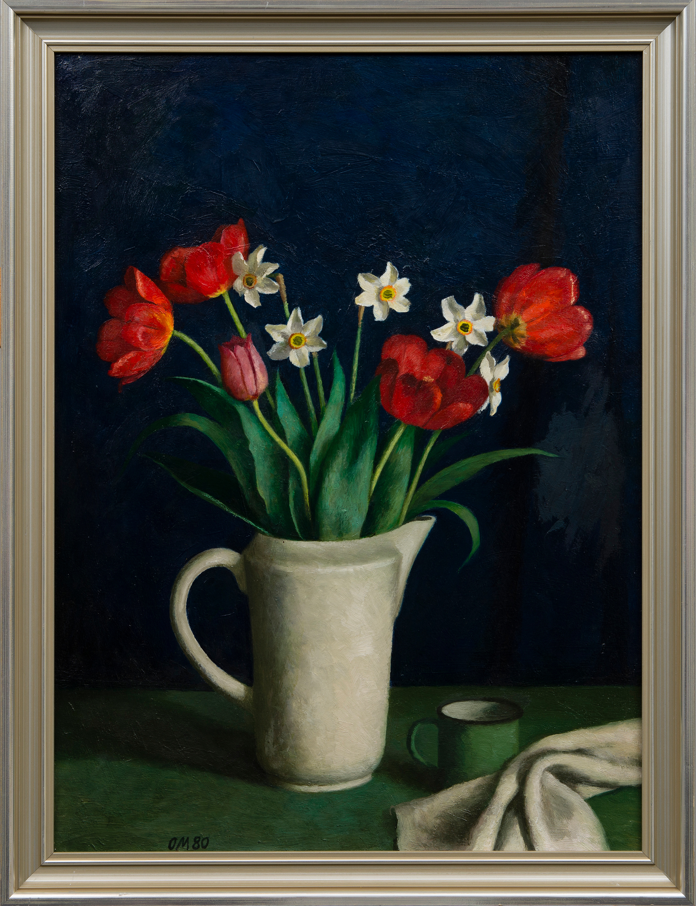 OLAV MARAN, olja på kartong, signerad OM och daterad 80. - Bukowskis