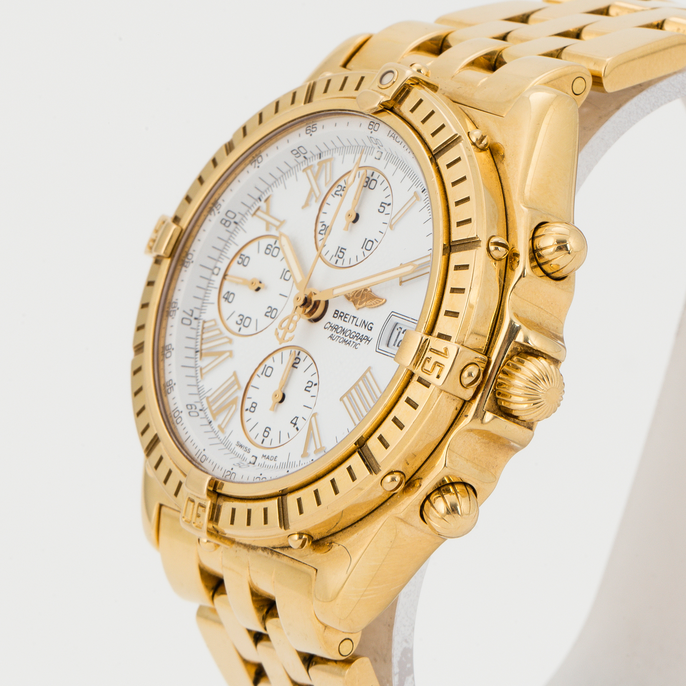 BREITLING, Crosswind, "Tachymetre", chronograph, wristwatch, 43 mm ...