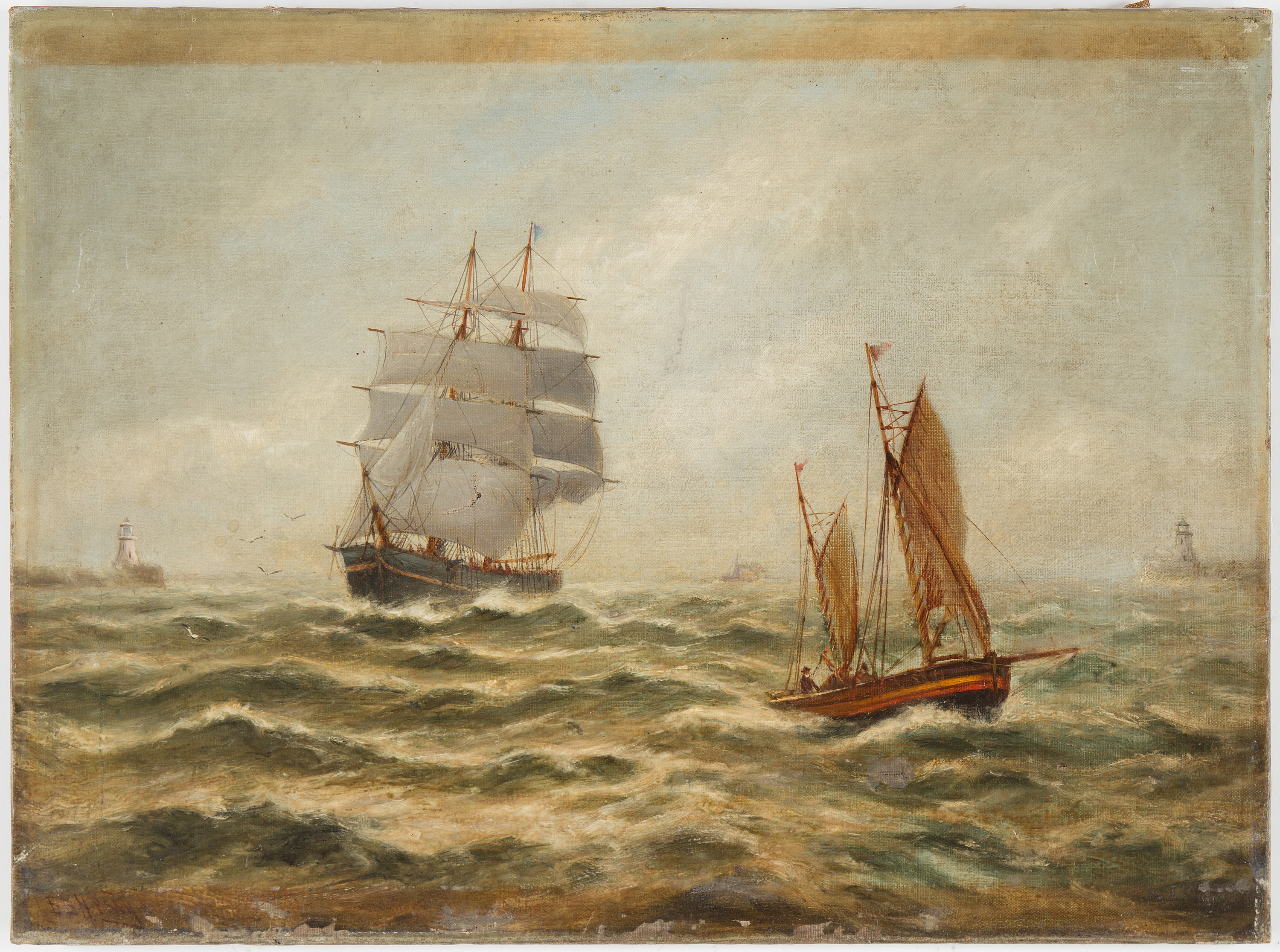 BERNARD BENEDICT HEMY, oil on canvas, signed. - Bukowskis