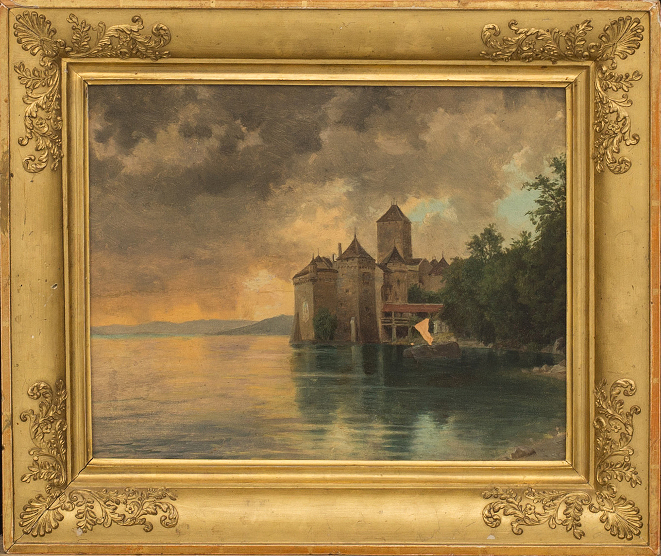 EDVARD BERGH, oil on panel. Unsigned. - Bukowskis