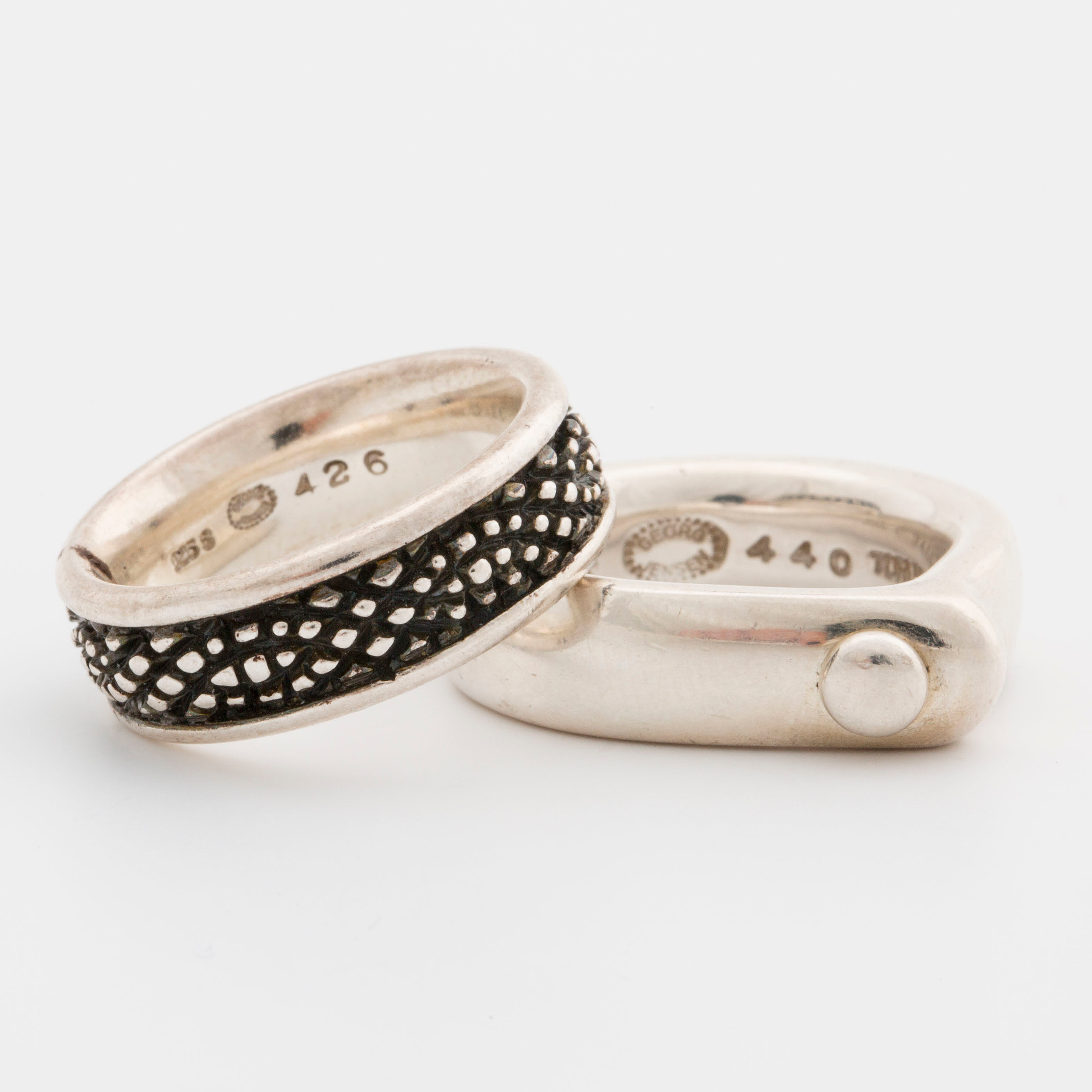 GEORG JENSEN, ringar, 2st. - Bukowskis