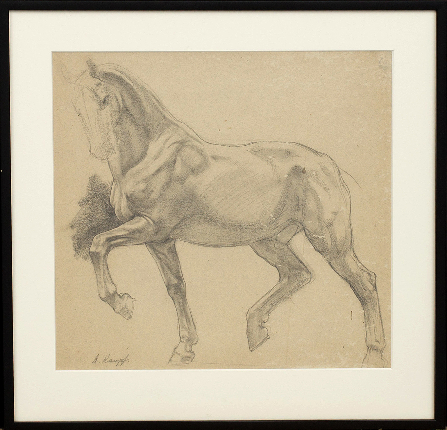 ARTHUR KAMPF, drawing signed. - Bukowskis