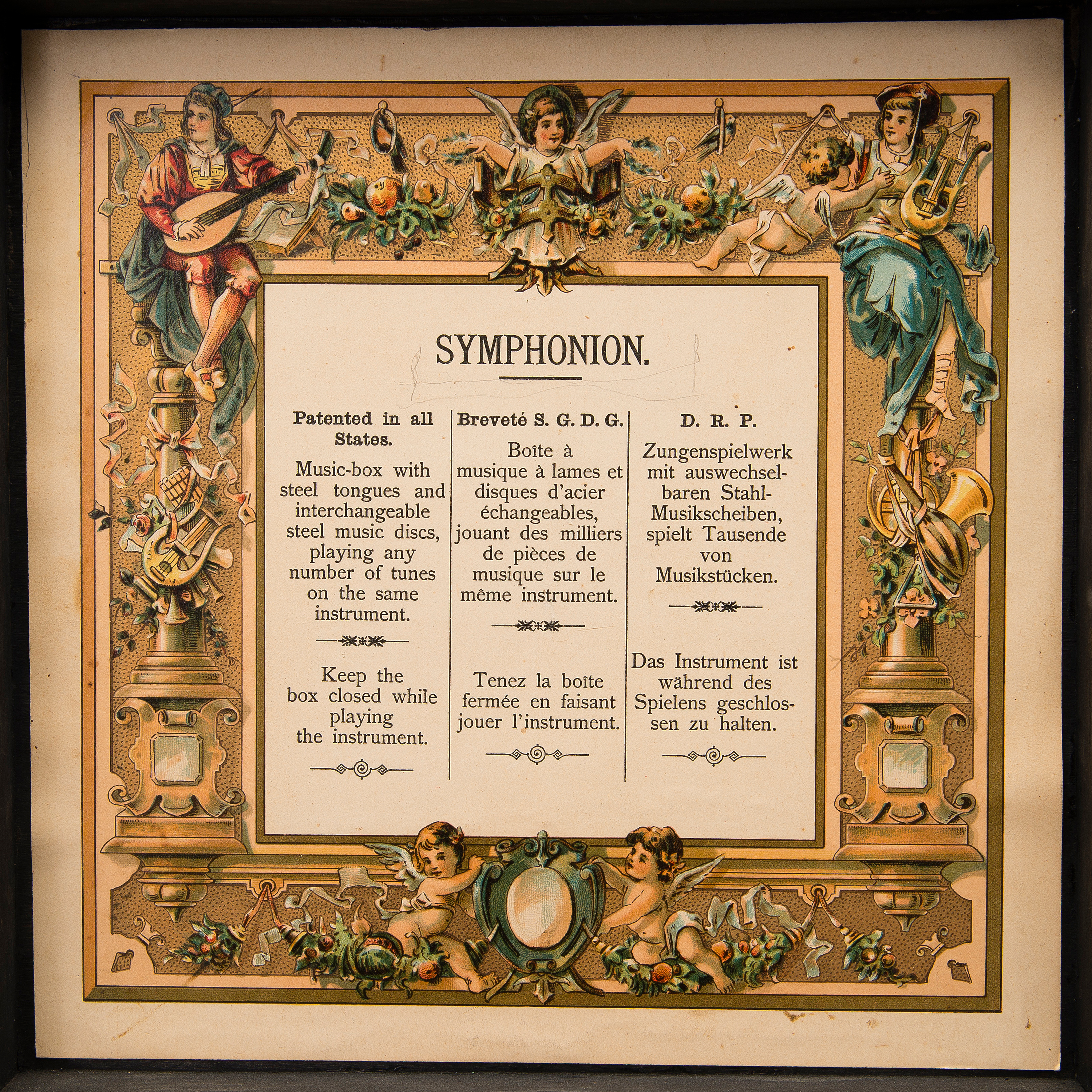 A German Symphonion music box, circa 1900. - Bukowskis