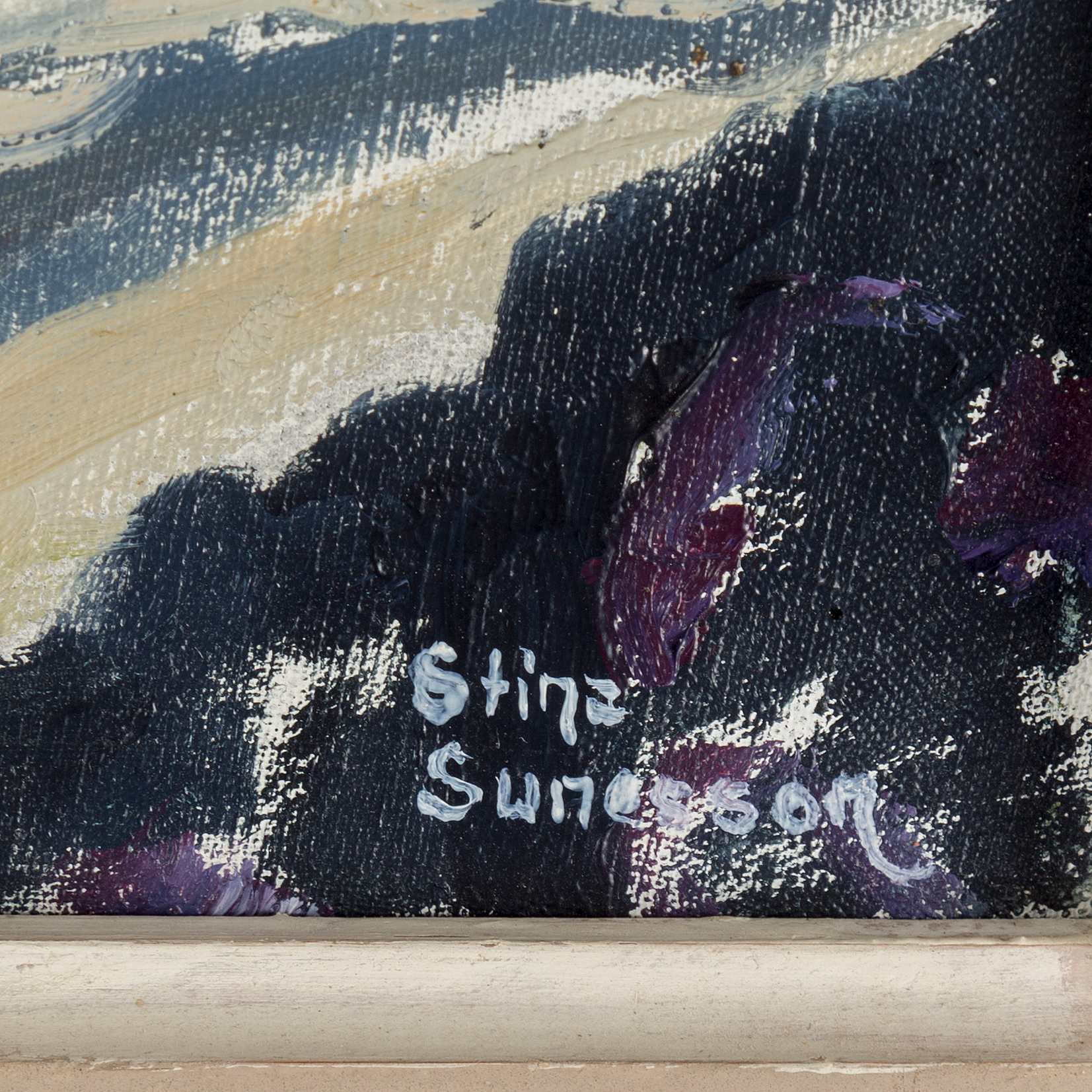 STINA SUNESSON, oil on canvas, signed and dated 1956. - Bukowskis