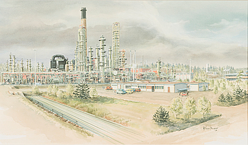 KIMMO PÄLIKKÖ, akvarell, signerad och daterad -91. - Bukowskis