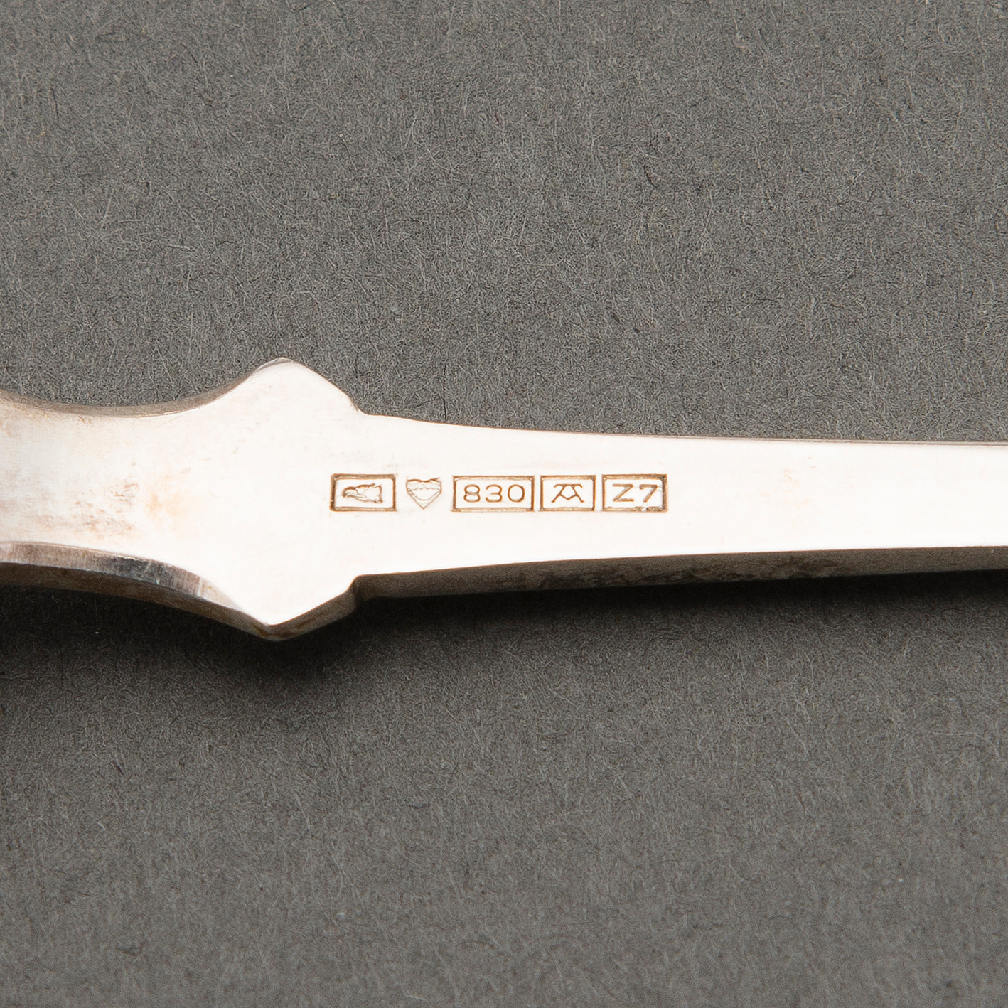 A 24-piece set of silver cutlery with seashell decoration, Finnish ...