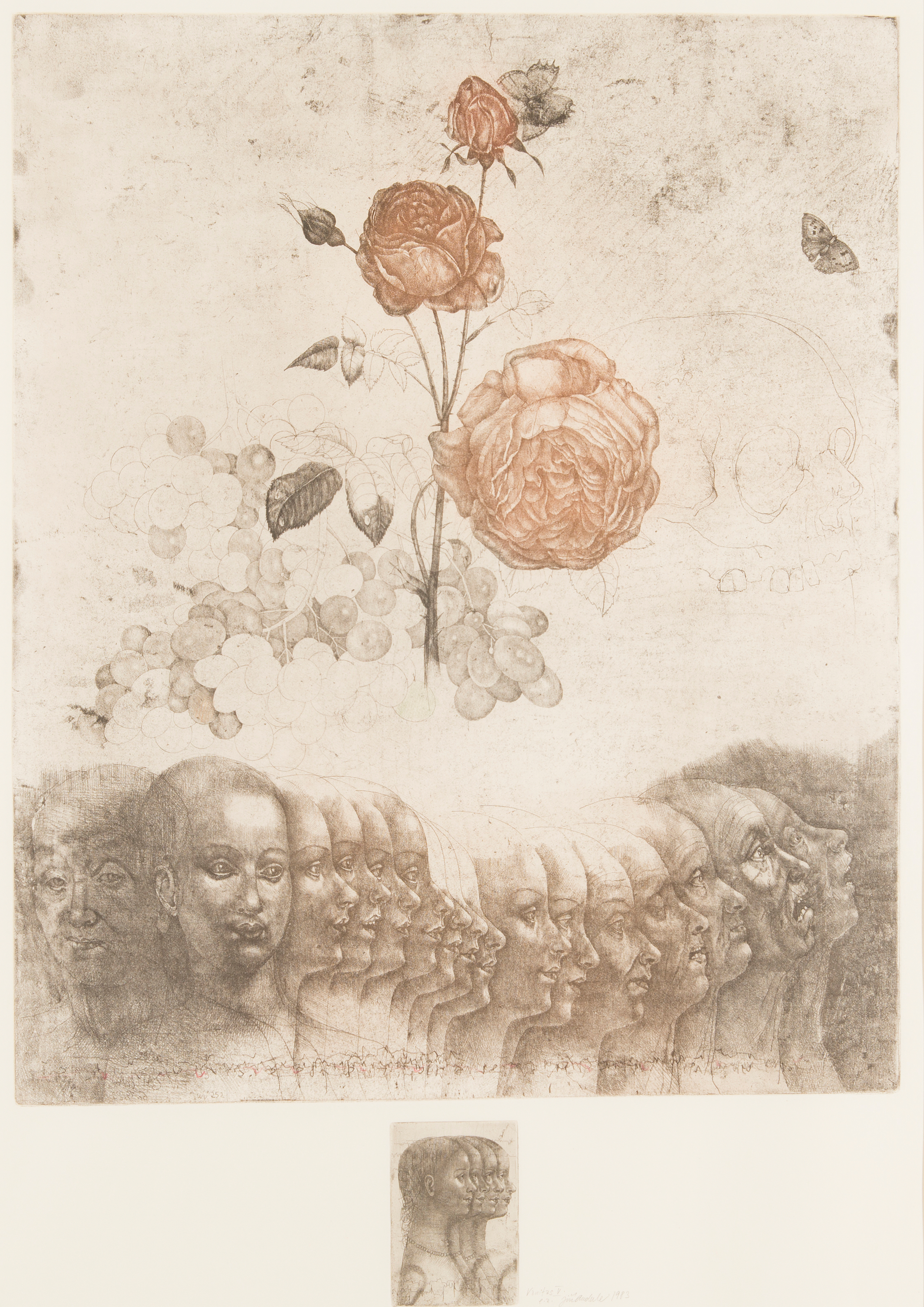 JIRI ANDERLE, etching, signed and dated 1983, numbered E.A. - Bukowskis