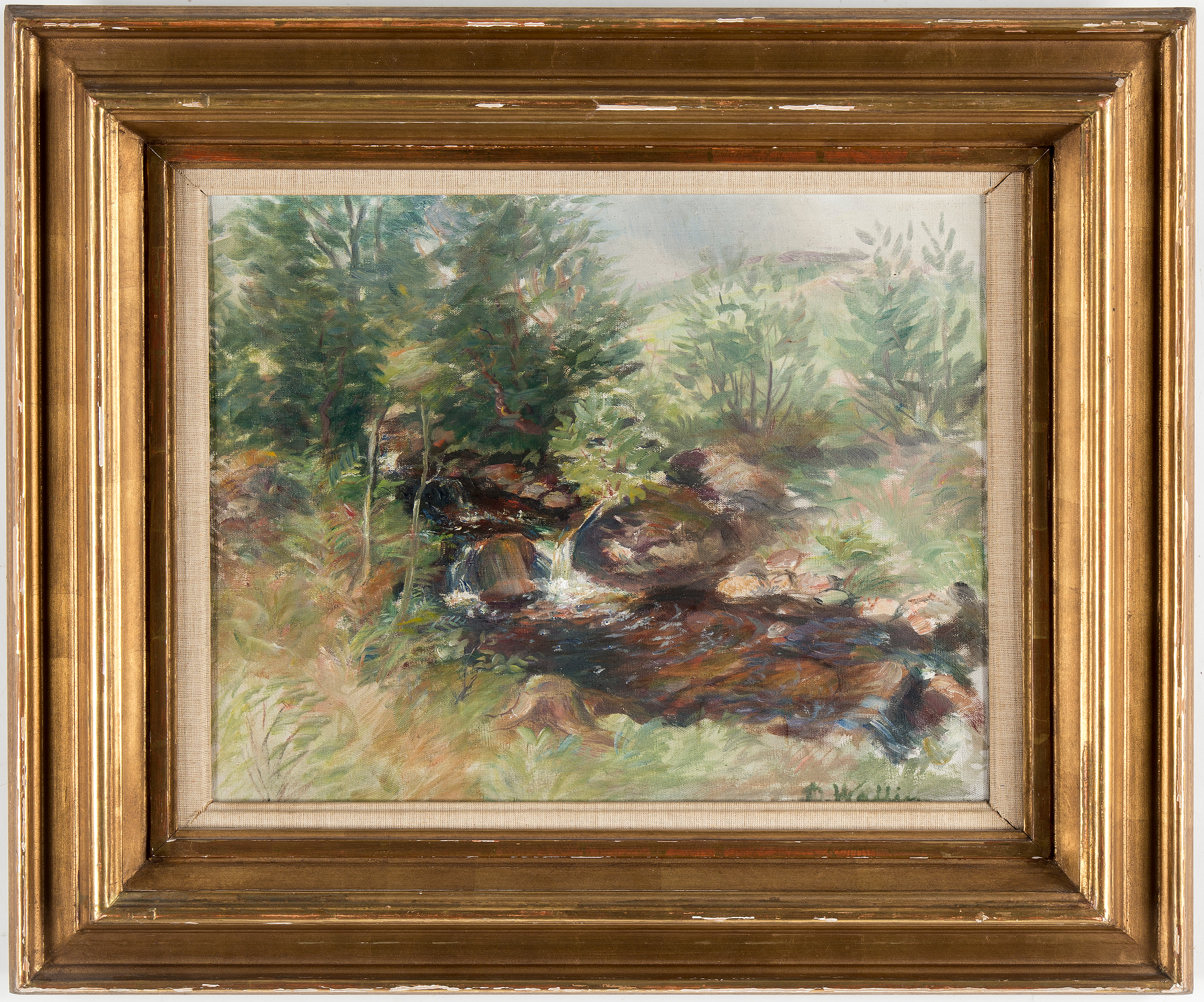 DAVID WALLIN, oil on canvas, signed. - Bukowskis