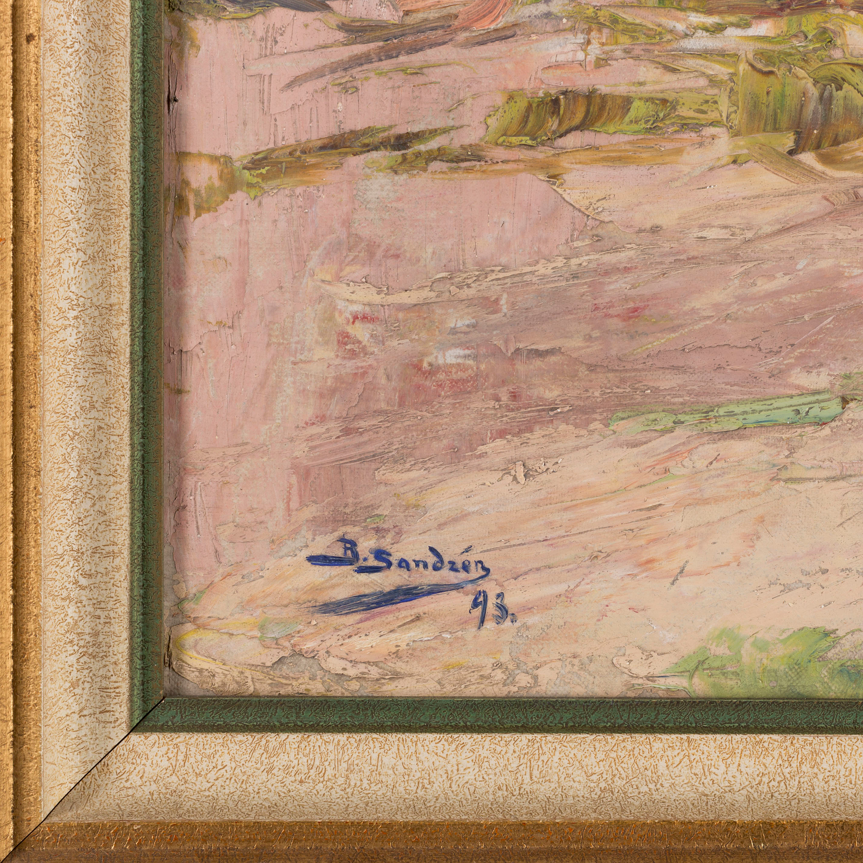 BIRGER SANDZÉN, Olja på duk, signerad och daterad -93. - Bukowskis