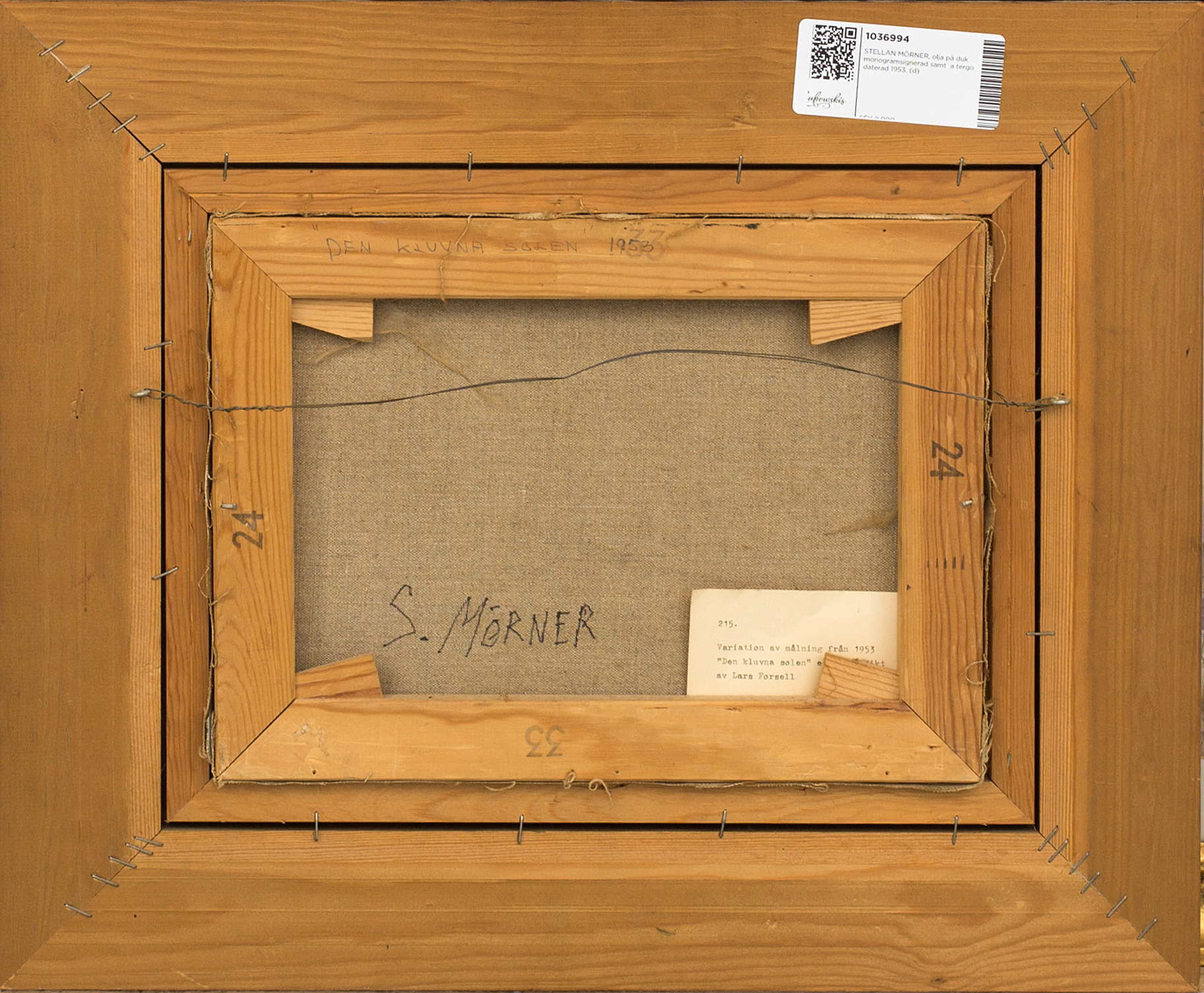 STELLAN MÖRNER, - Bukowskis