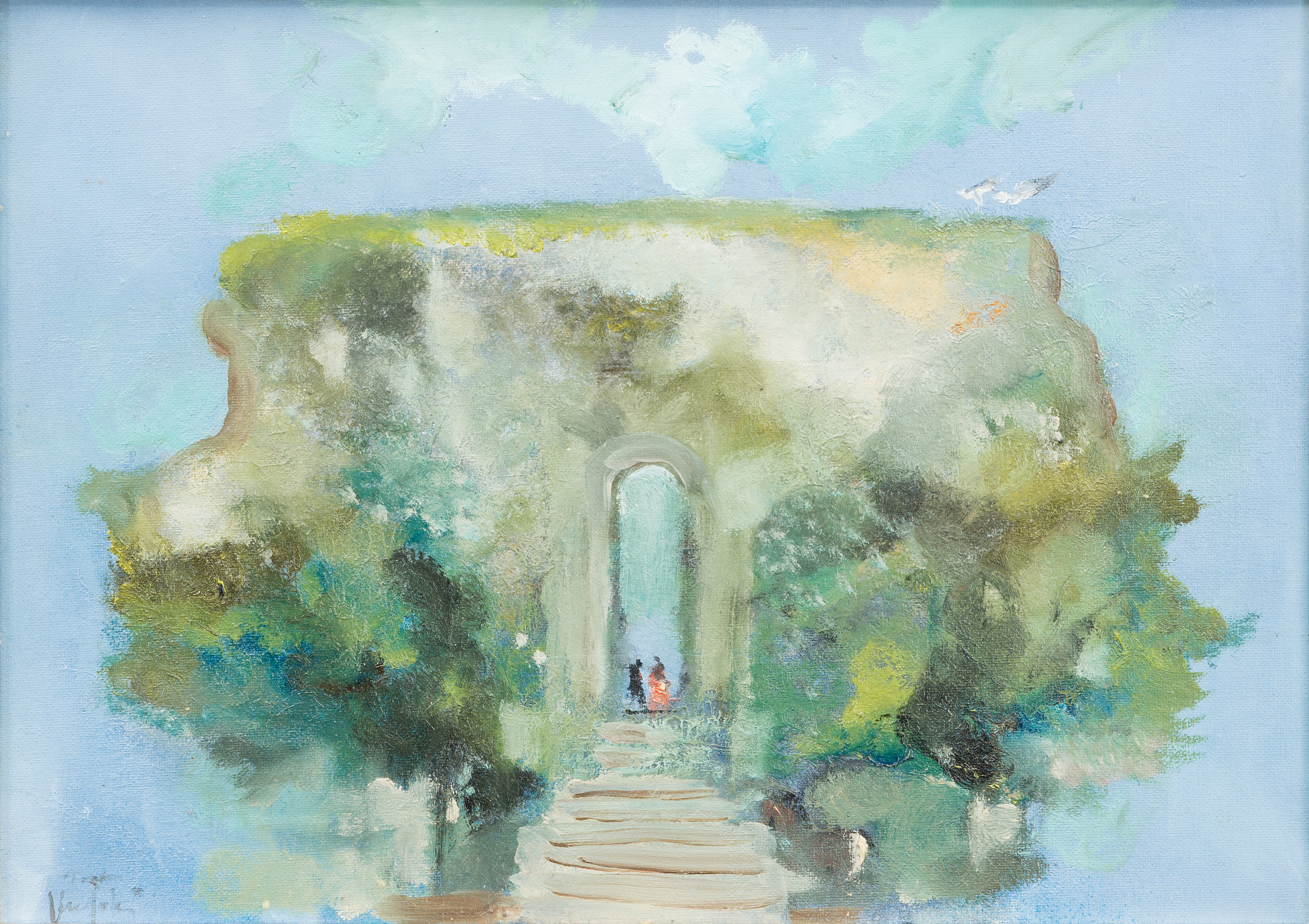 OLLI JOKI, öljy kankaalle, signeerattu ja päivätty. - Bukowskis