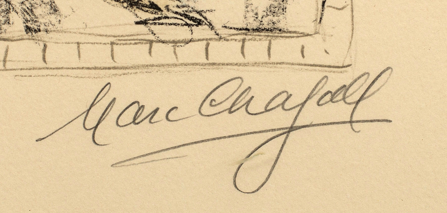 MARC CHAGALL, colour lithographe, signed and numbered 17/50. - Bukowskis