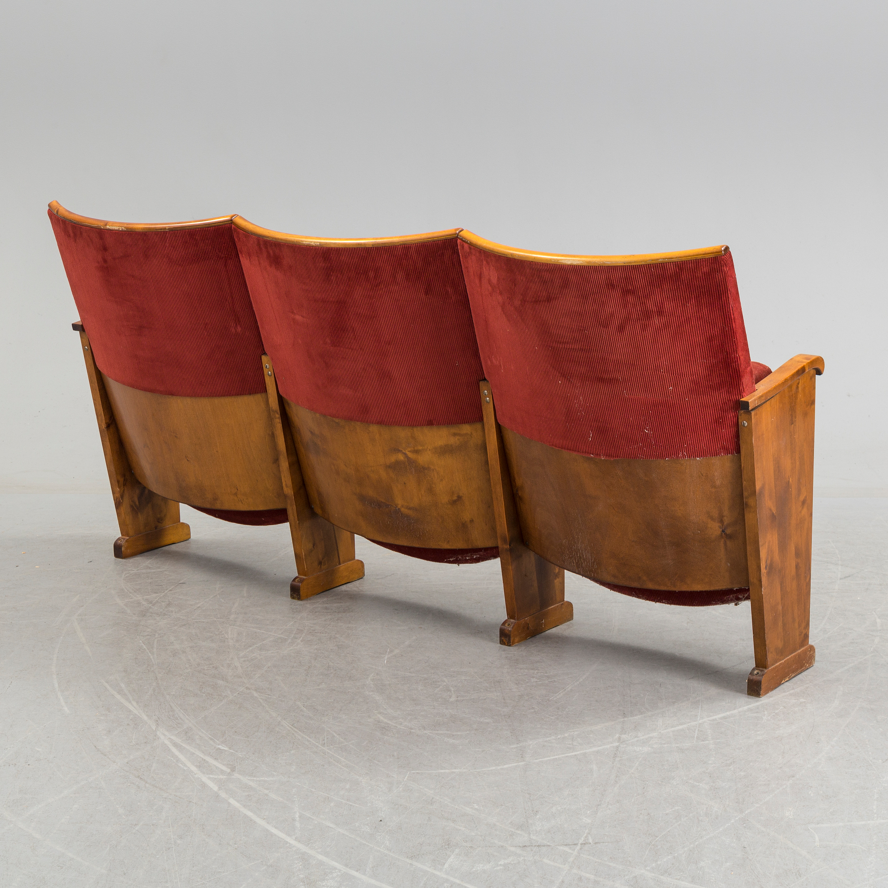 A mid 20th century cinema bench. - Bukowskis