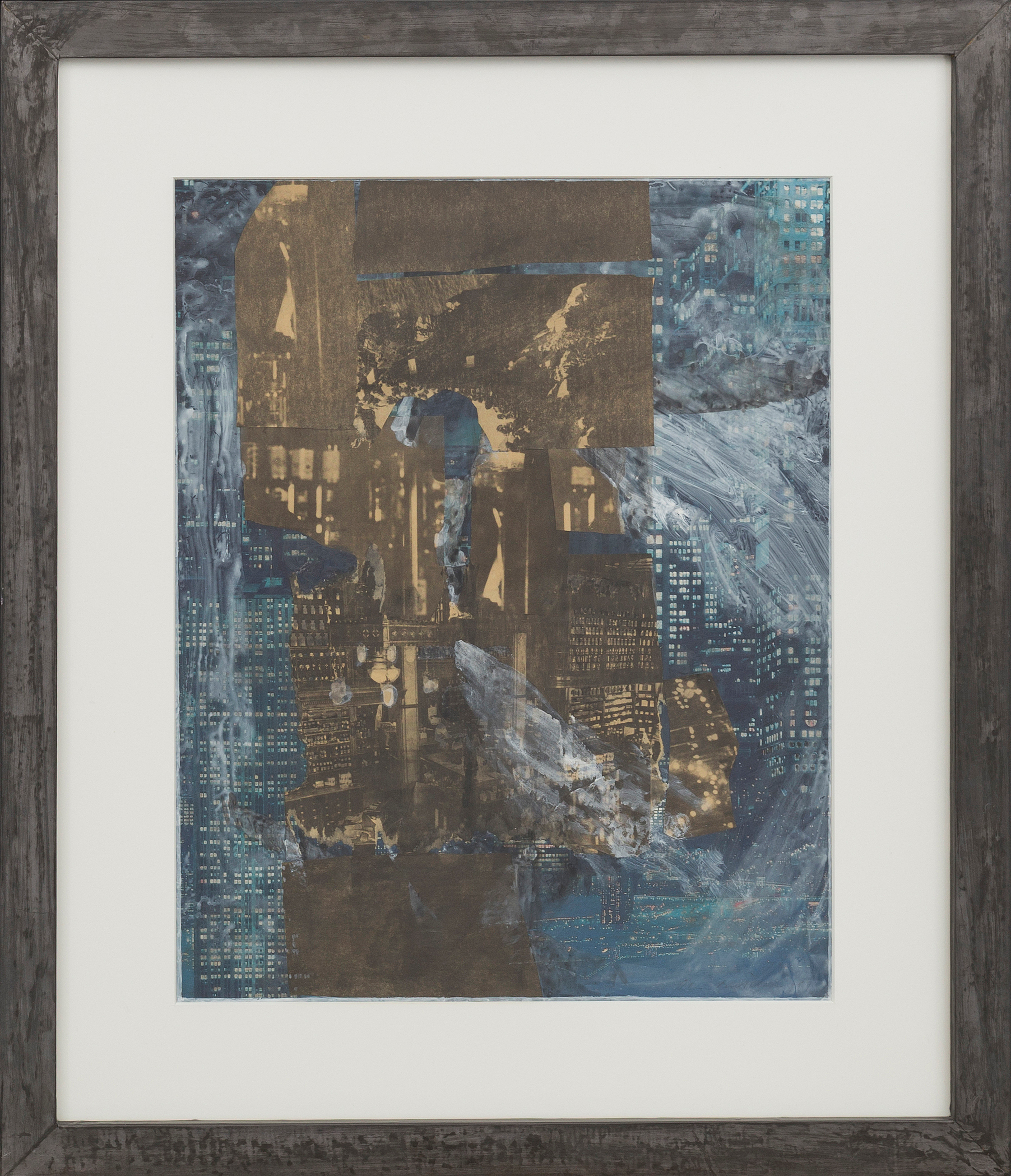 OLA BILLGREN, collage, signerad, daterad -89, - Bukowskis