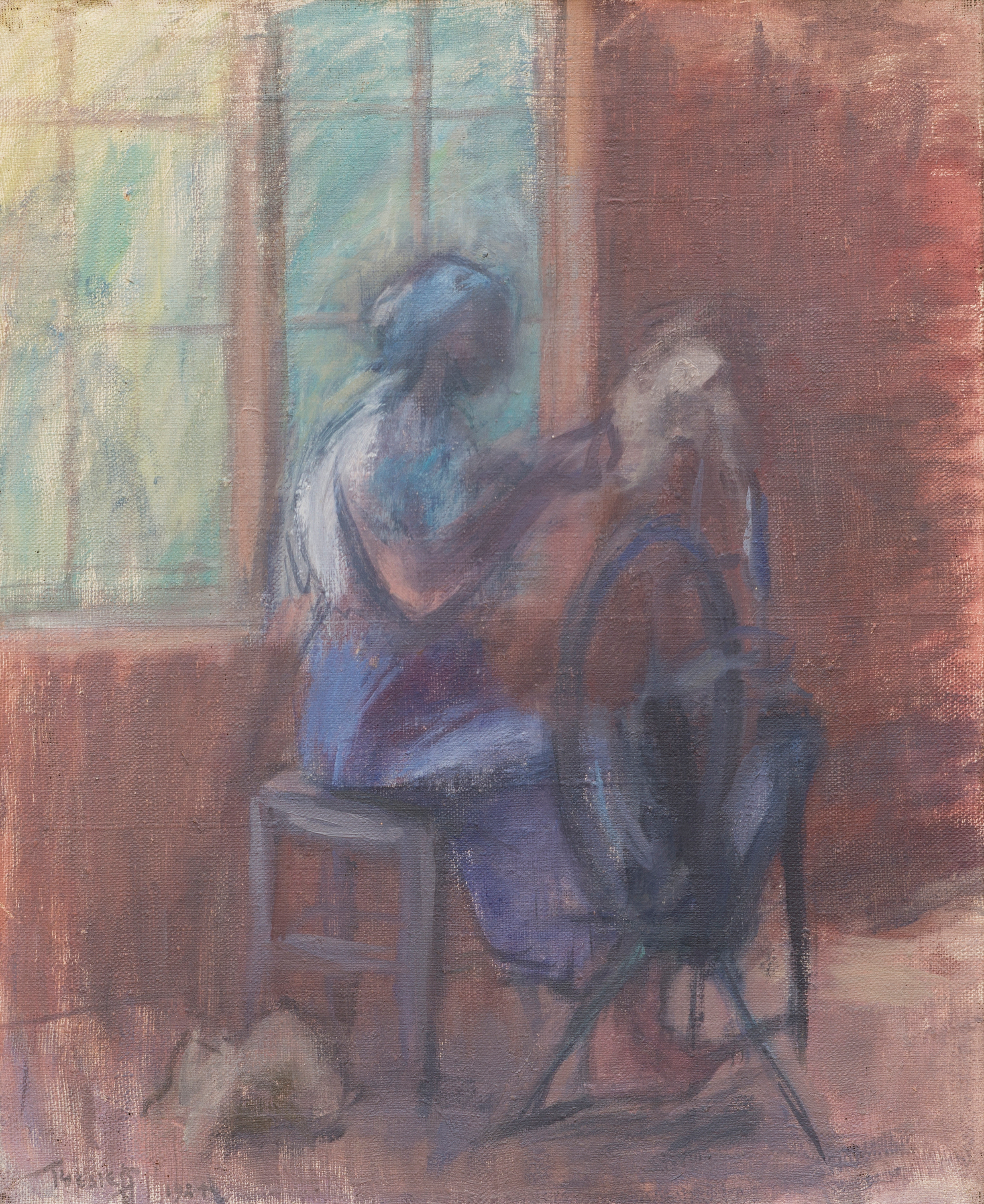 ELLEN THESLEFF, KEHRÄÄVÄ NAINEN. - Bukowskis