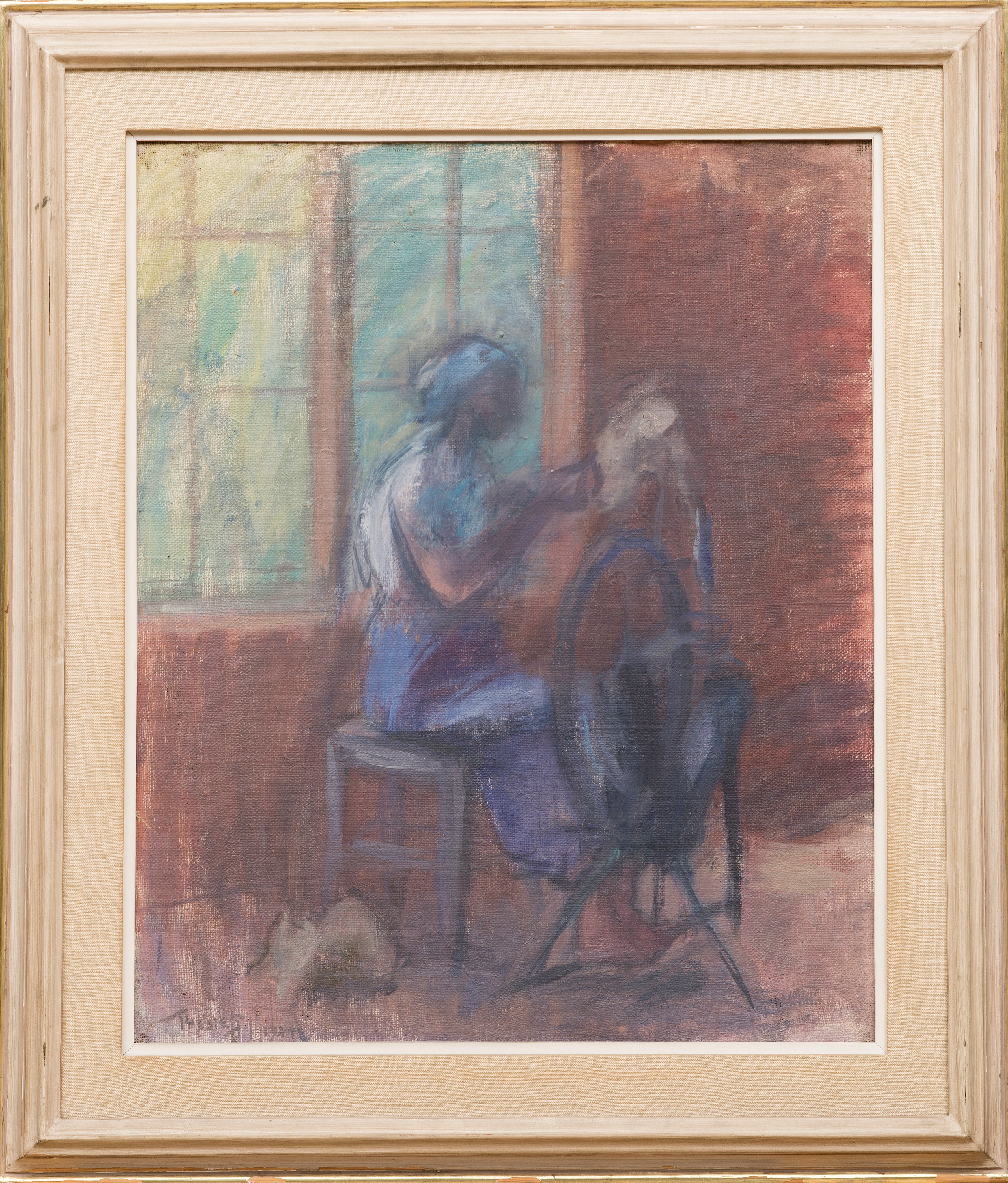 ELLEN THESLEFF, KEHRÄÄVÄ NAINEN. - Bukowskis