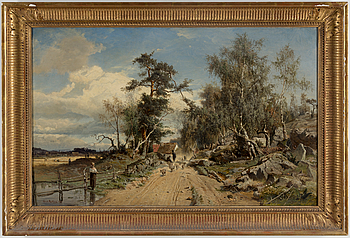 GUSTAF RYDBERG, oil on canvas, signd and dated 1897. - Bukowskis