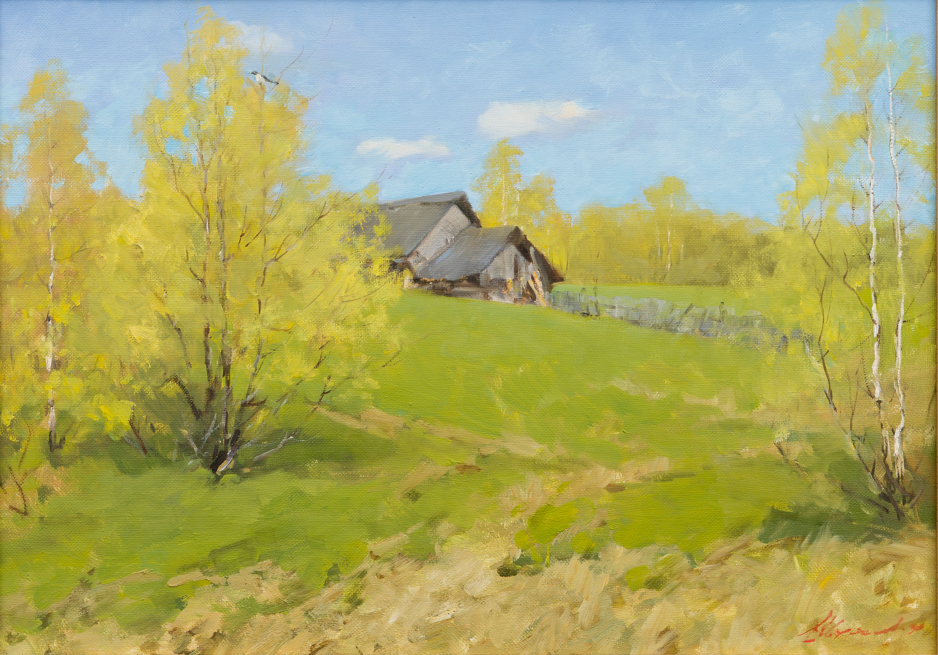 VYACHESLAV FEDOROVICH SHUMILOV, olja på duk, signerad. - Bukowskis