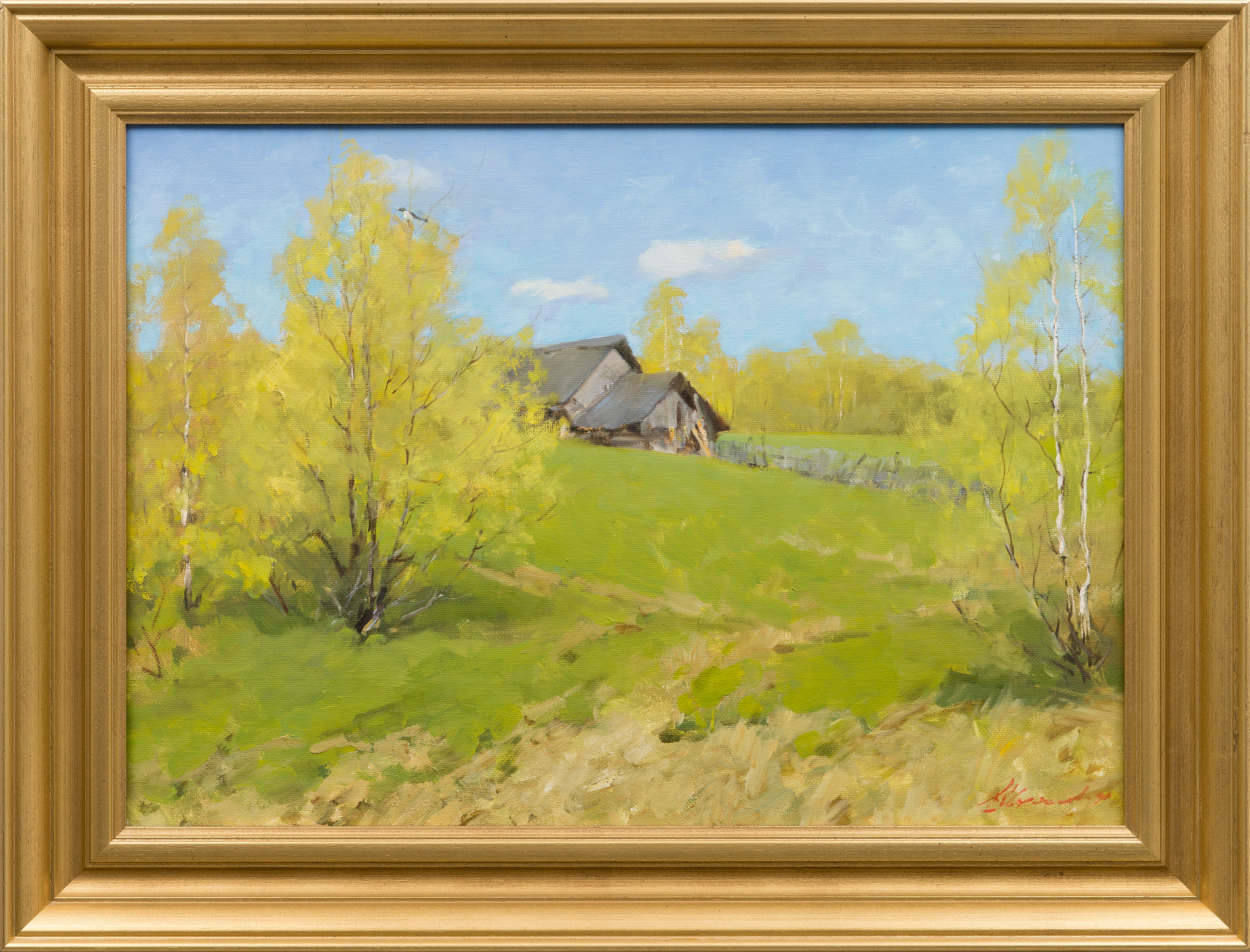 VYACHESLAV FEDOROVICH SHUMILOV, olja på duk, signerad. - Bukowskis