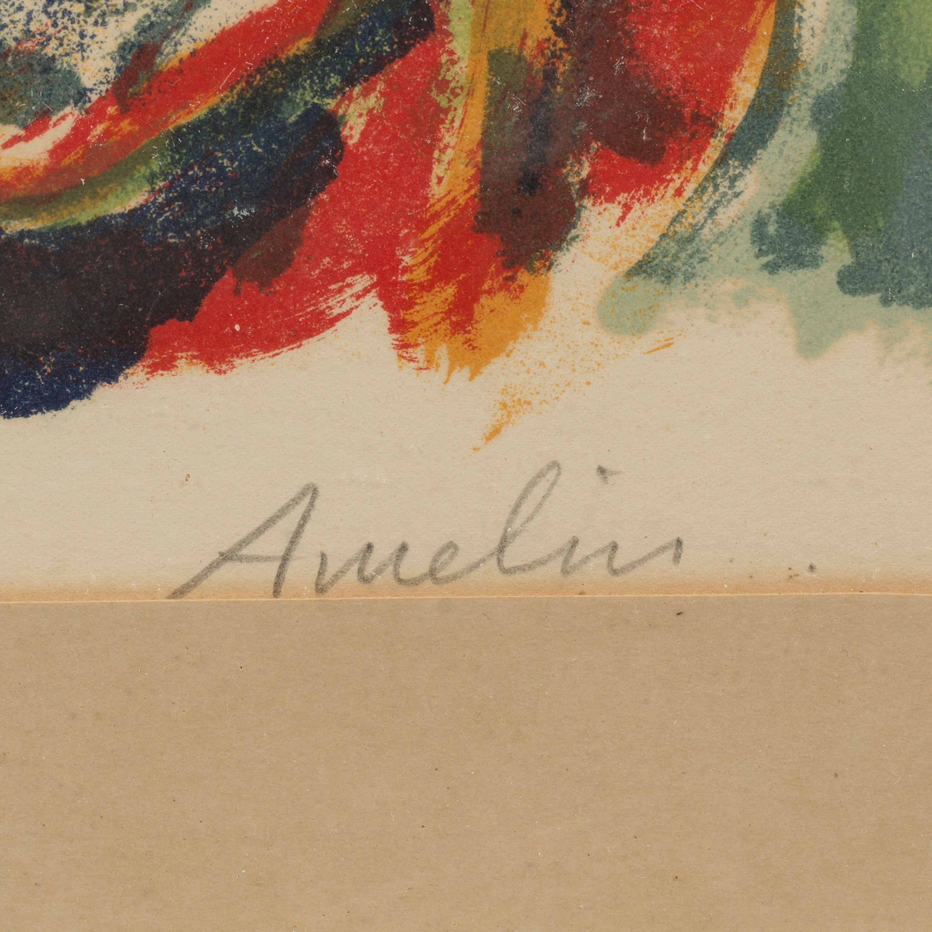 ALBIN AMELIN, litografi, signerad och numrerad 301/310. - Bukowskis