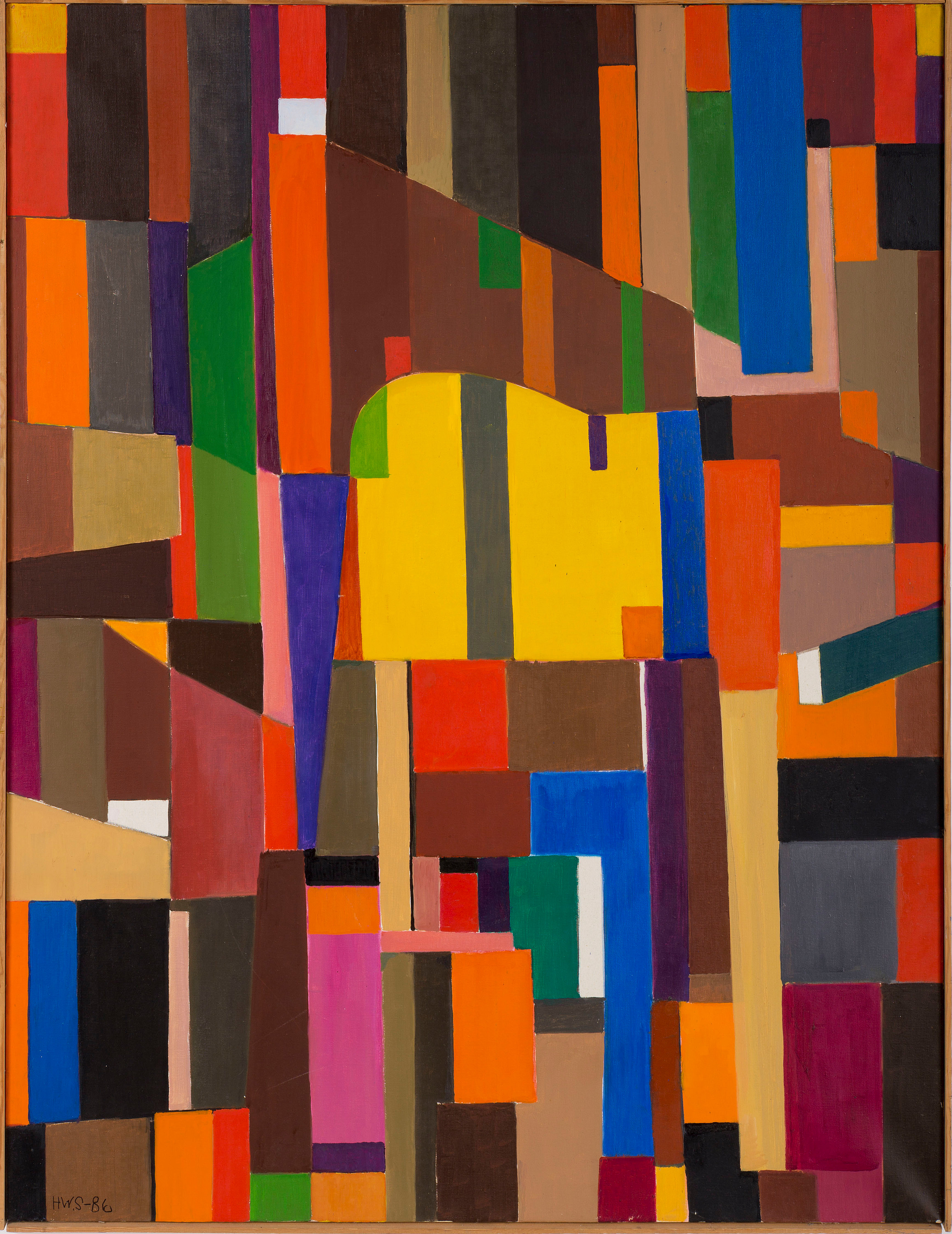 HANS WALTER SUNDBERG, oil on canvas, signed and dated -86. - Bukowskis