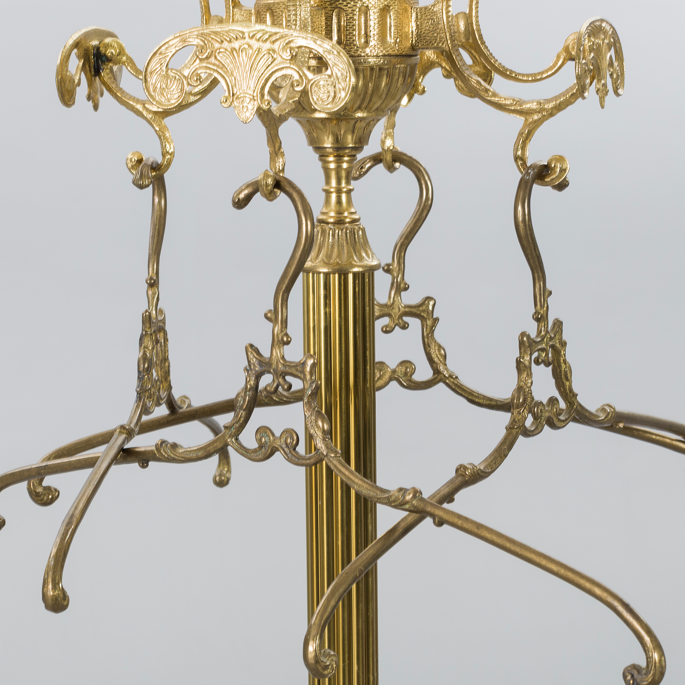 A LATE 20th CENTURY BRASS COAT HANGER. - Bukowskis