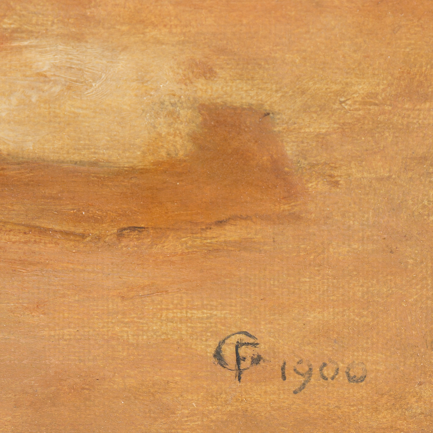 FREDRICK GOODALL, hans art, olja på duk, bär monogramsignatur och ...