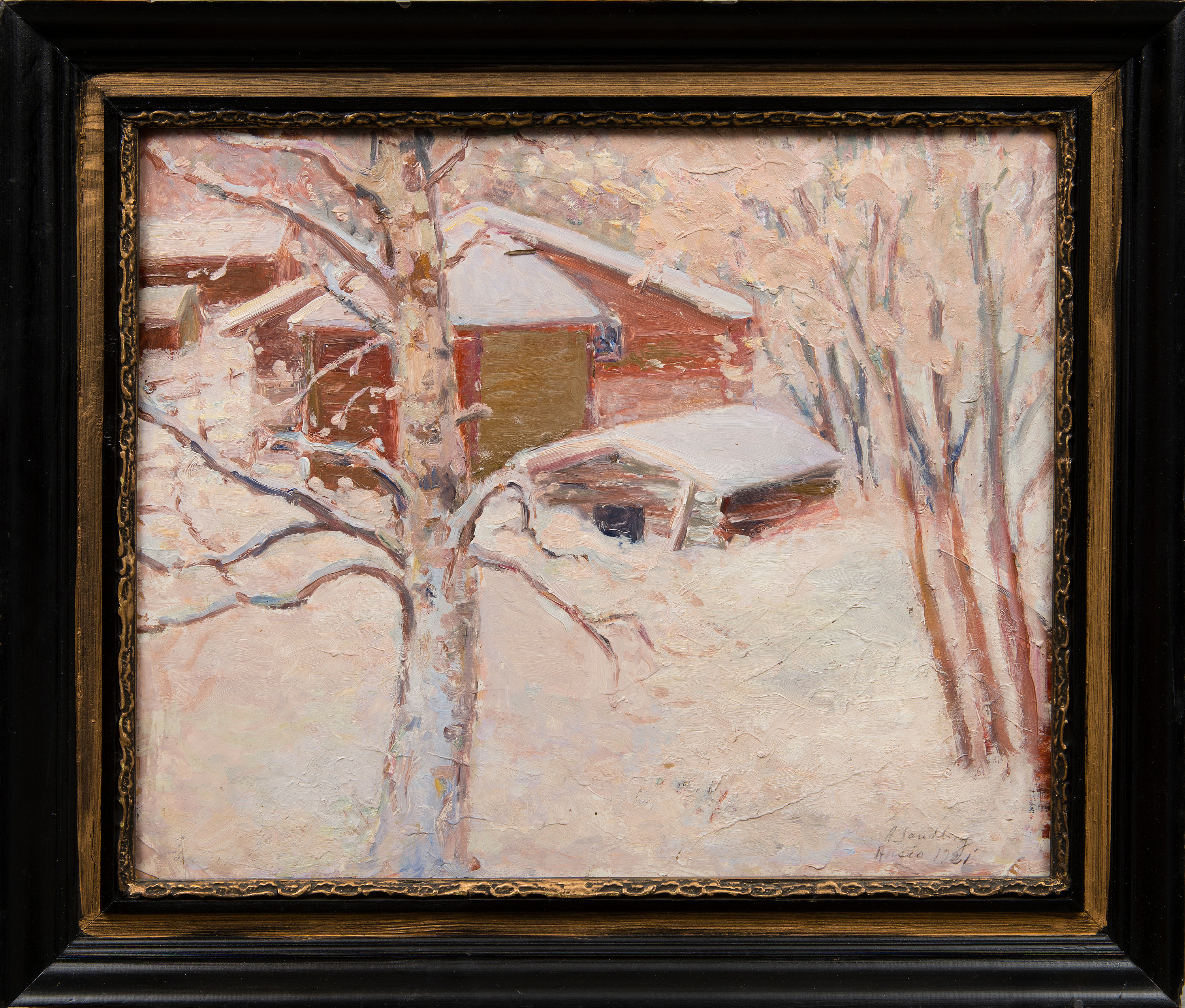 ARMID SANDBERG, oil on panel, signed. - Bukowskis