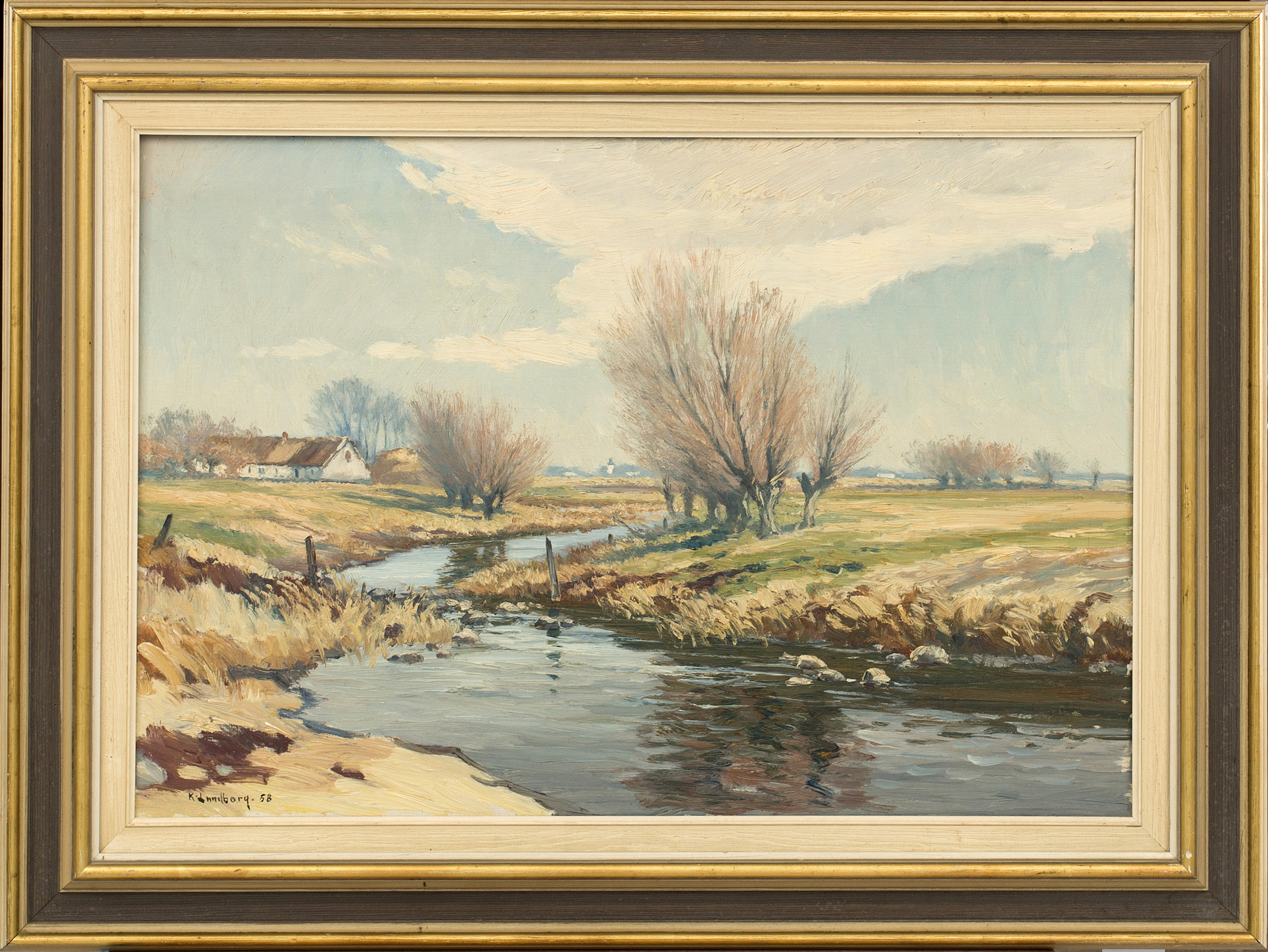 KARL LUNDBORG, olja på duk, signerad -58. - Bukowskis