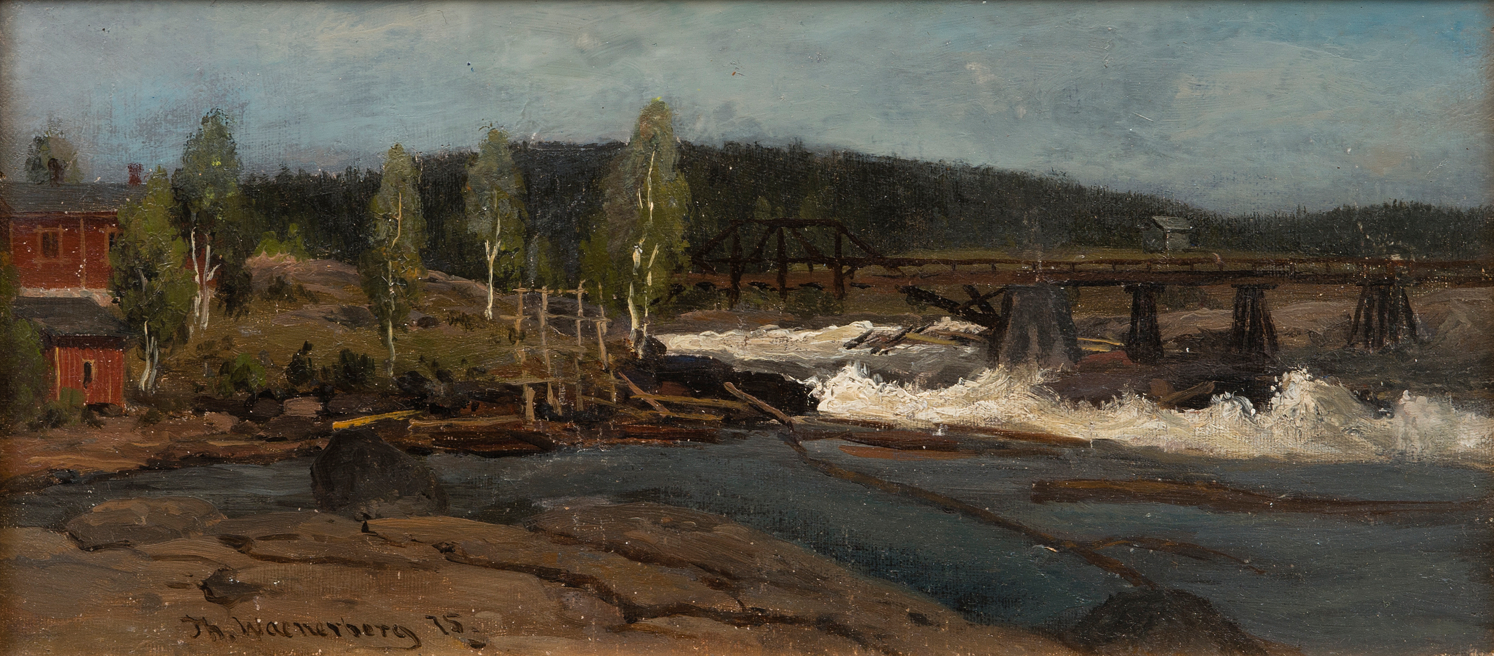 THORSTEN WAENERBERG, oil on board, signed and dated -15. - Bukowskis