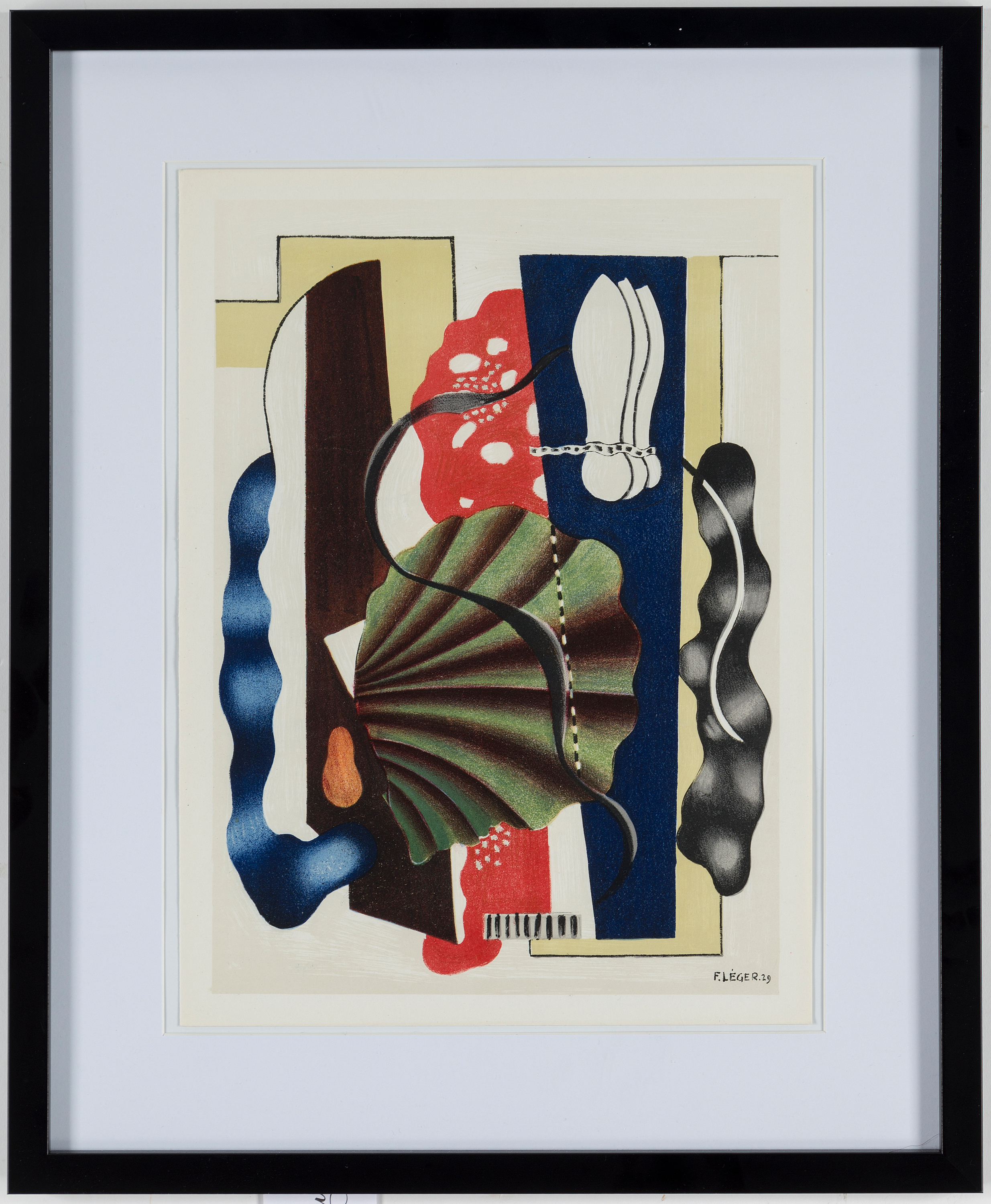 FERNAND LÉGER, after, colour lithographe, signed and dated in print ...
