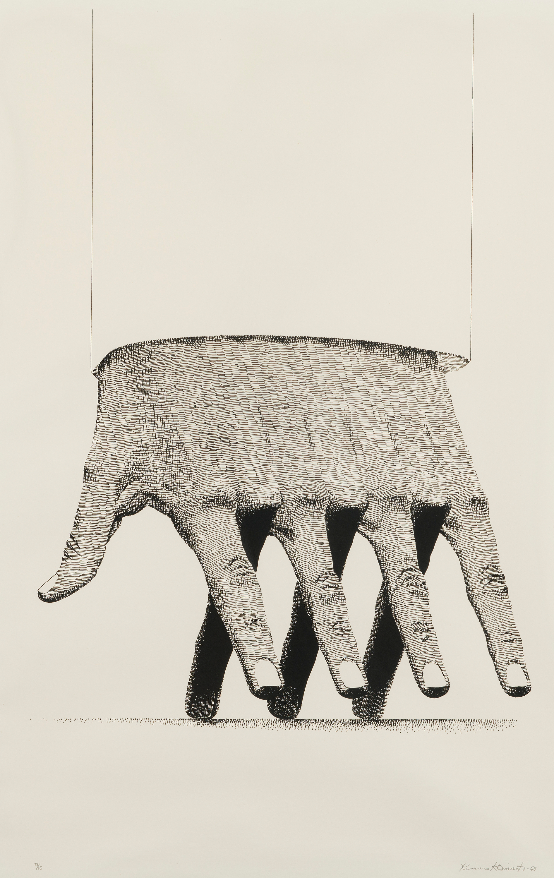 KIMMO KAIVANTO, litografia, signeerattu. - Bukowskis